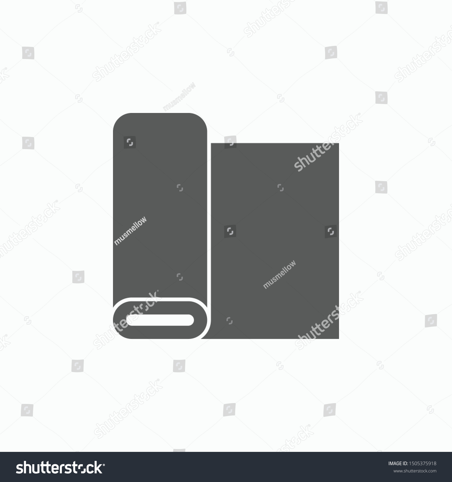Fabric Icon Textile Roll Vector Illustration Stock Vector (Royalty Free ...