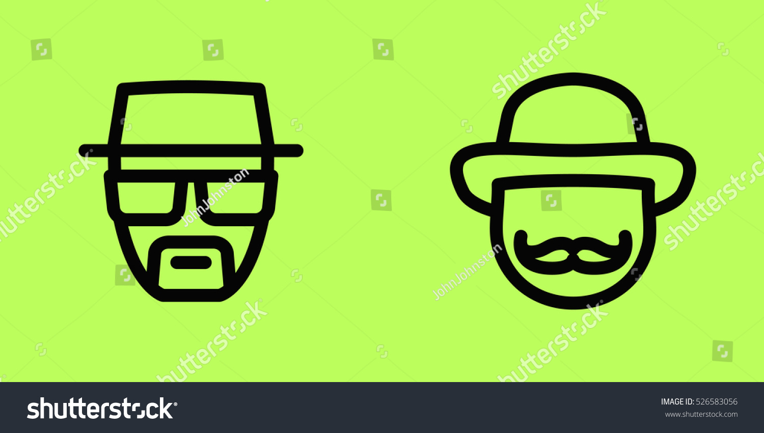 Face Icons Stock Vector (Royalty Free) 526583056 | Shutterstock