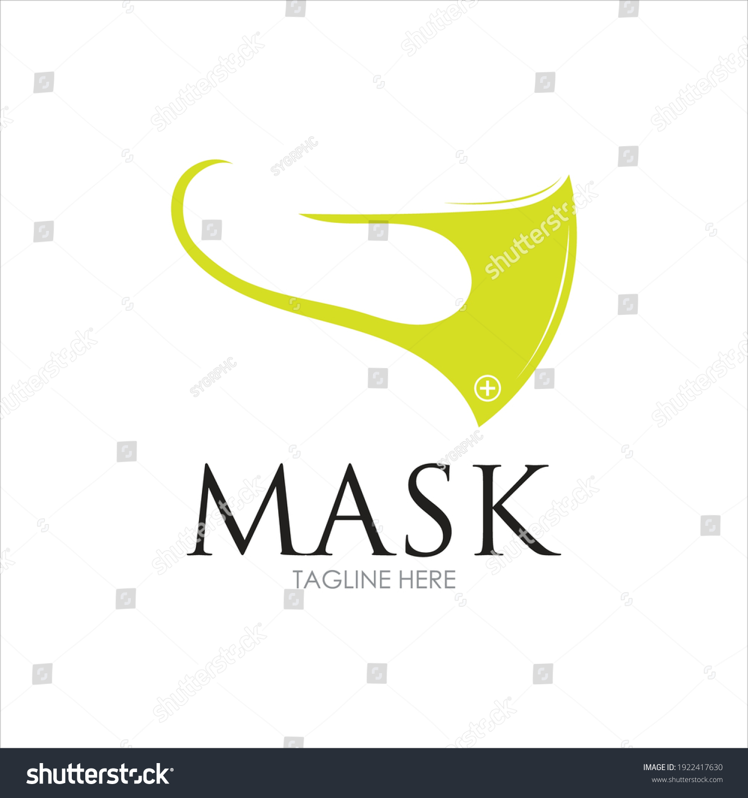 Face Mask Logo Design Vector Icon Stock Vector (Royalty Free ...