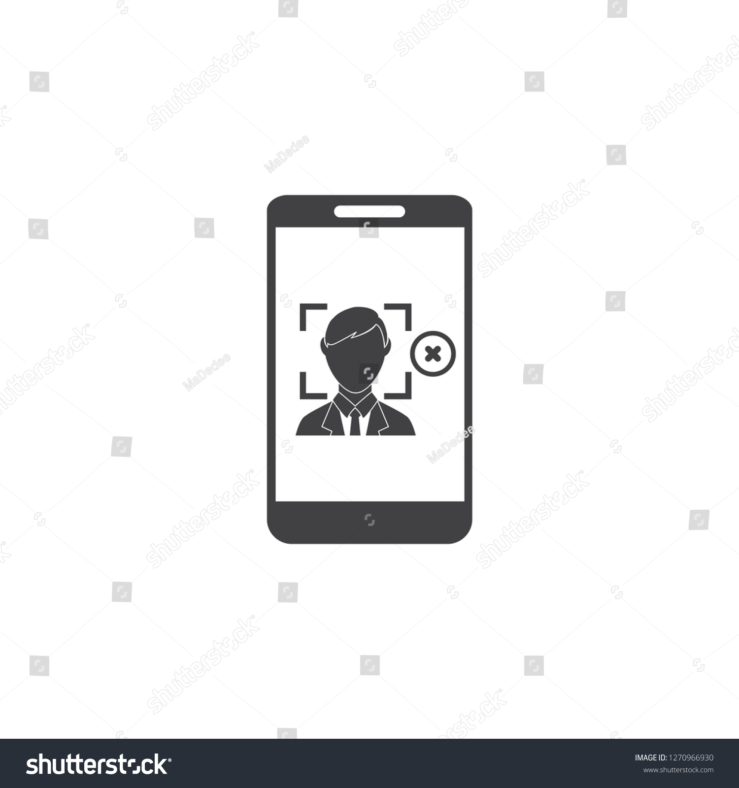 Face Recognition Biometric Identification Facial Recognition Stock ...