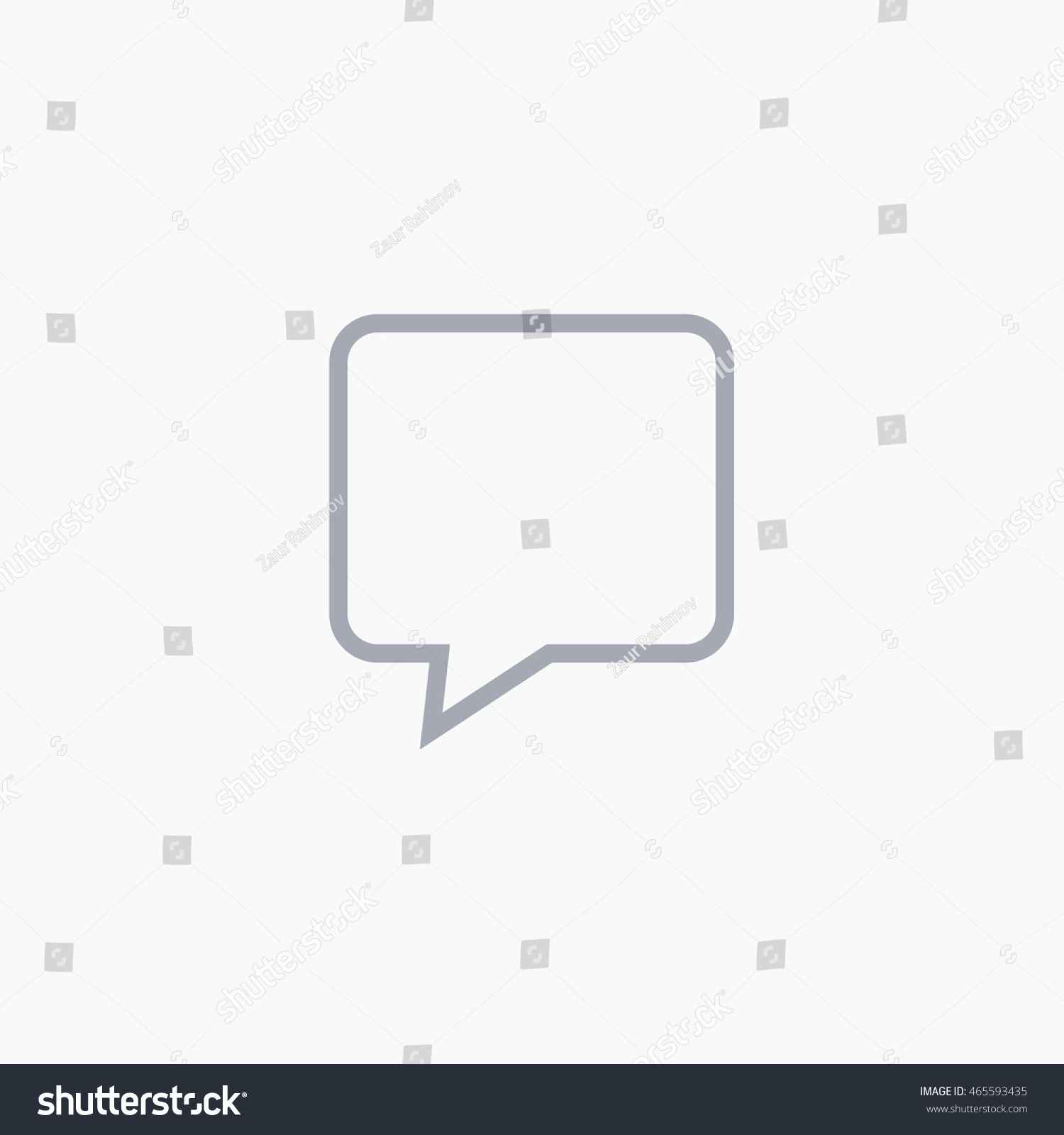 Facebook Comment Icon Vector Message Graphic: vetor stock (livre de ...