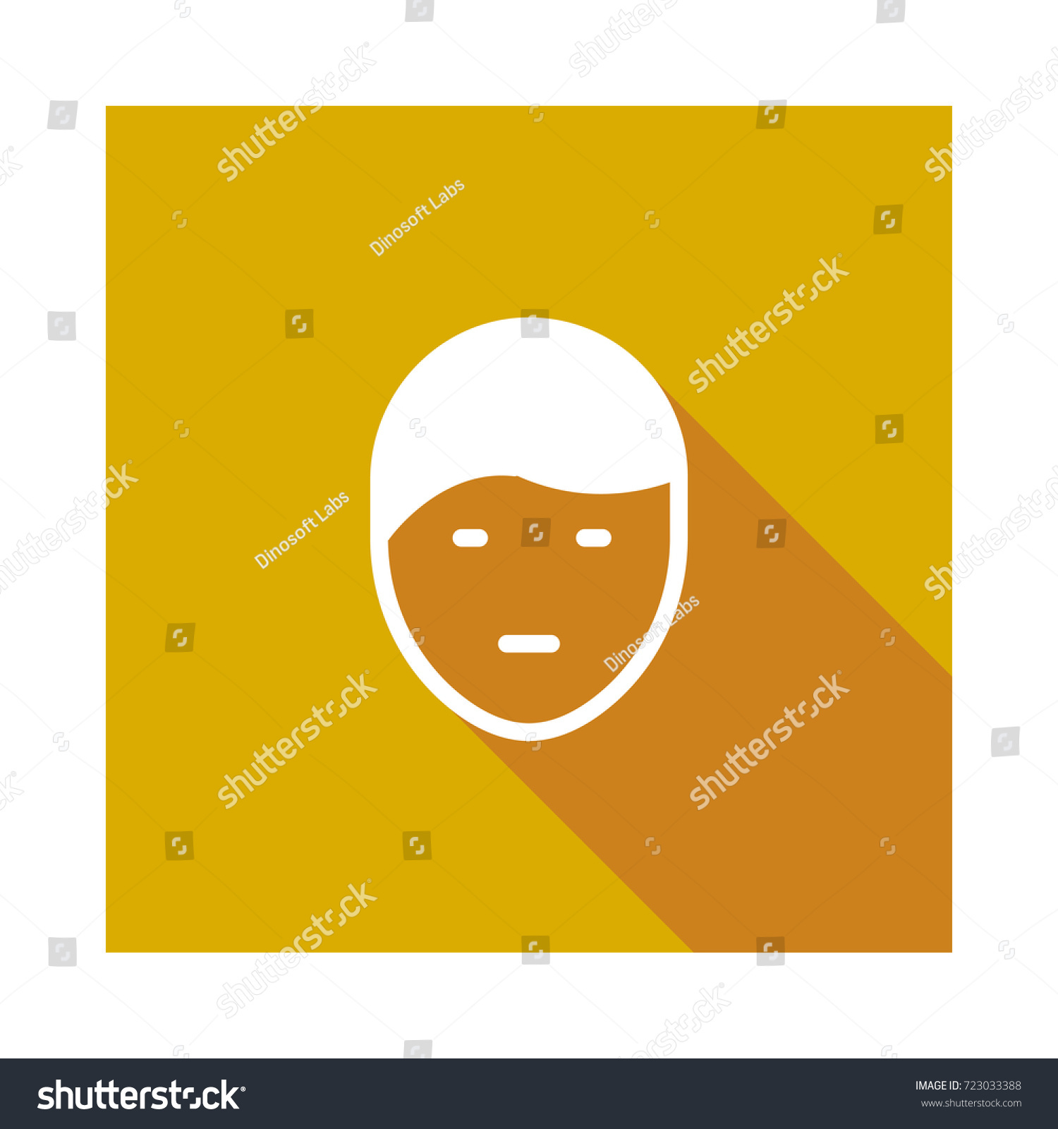 Facial Icon Stock Vector (Royalty Free) 723033388