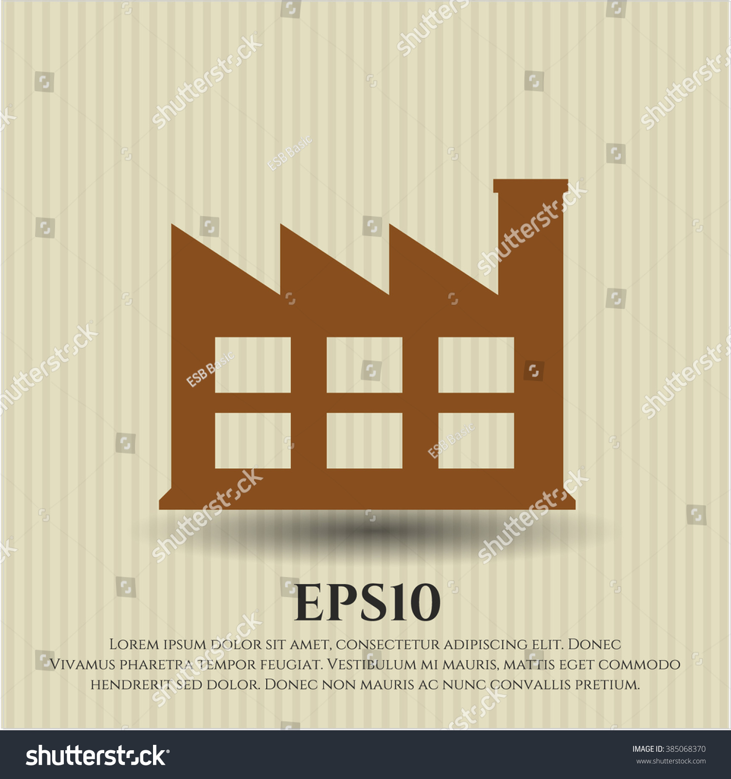 Factory Symbol Stock Vector (Royalty Free) 385068370 | Shutterstock
