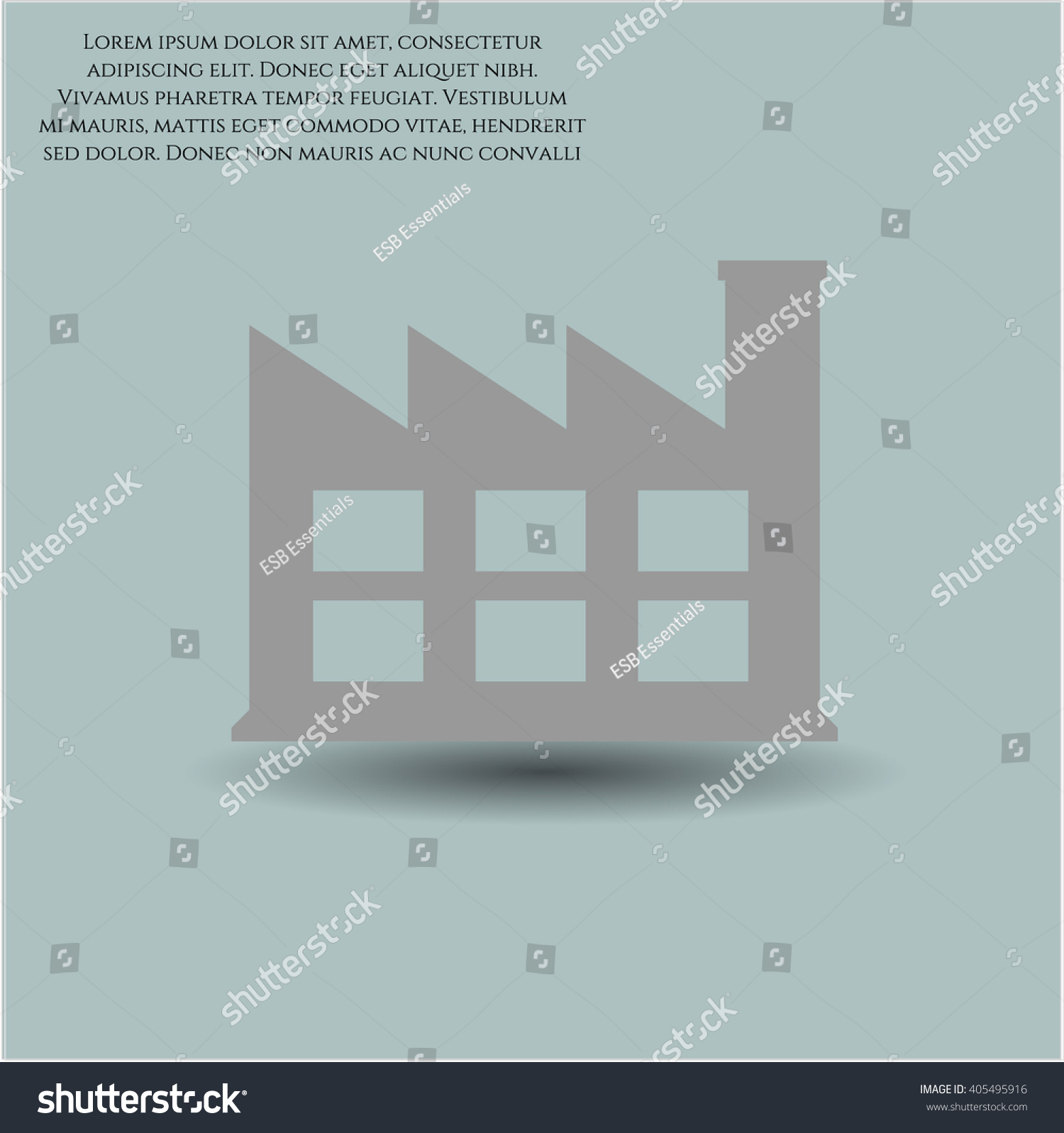 Factory Symbol Stock Vector (Royalty Free) 405495916 | Shutterstock