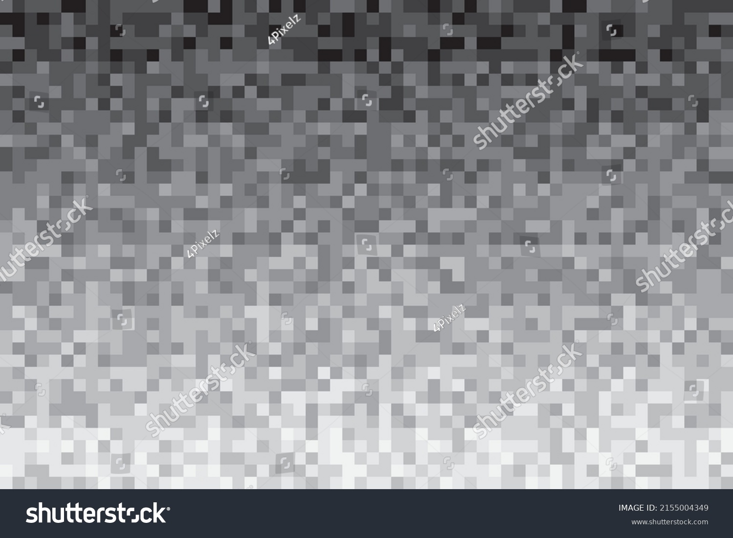 Fading Pixel Pattern Background Black White Stock Vector (Royalty Free ...