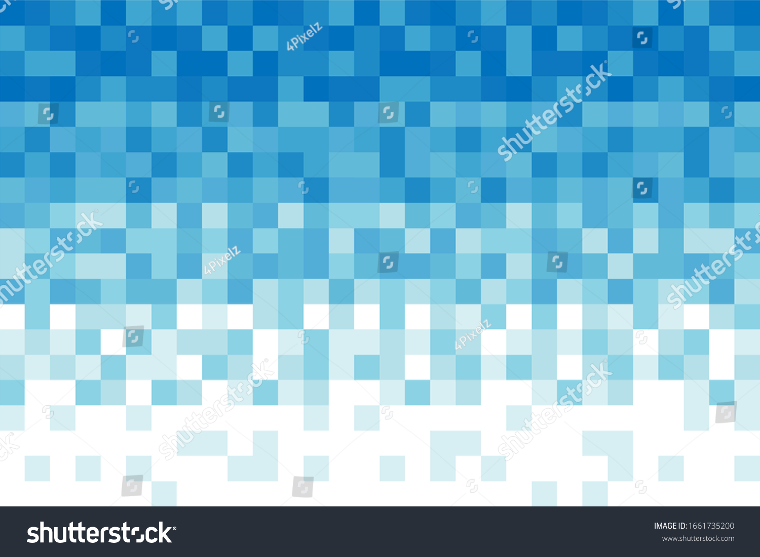 Fading Pixel Pattern Backgroundblue White Gradient 库存矢量图（免版税）1661735200 ...