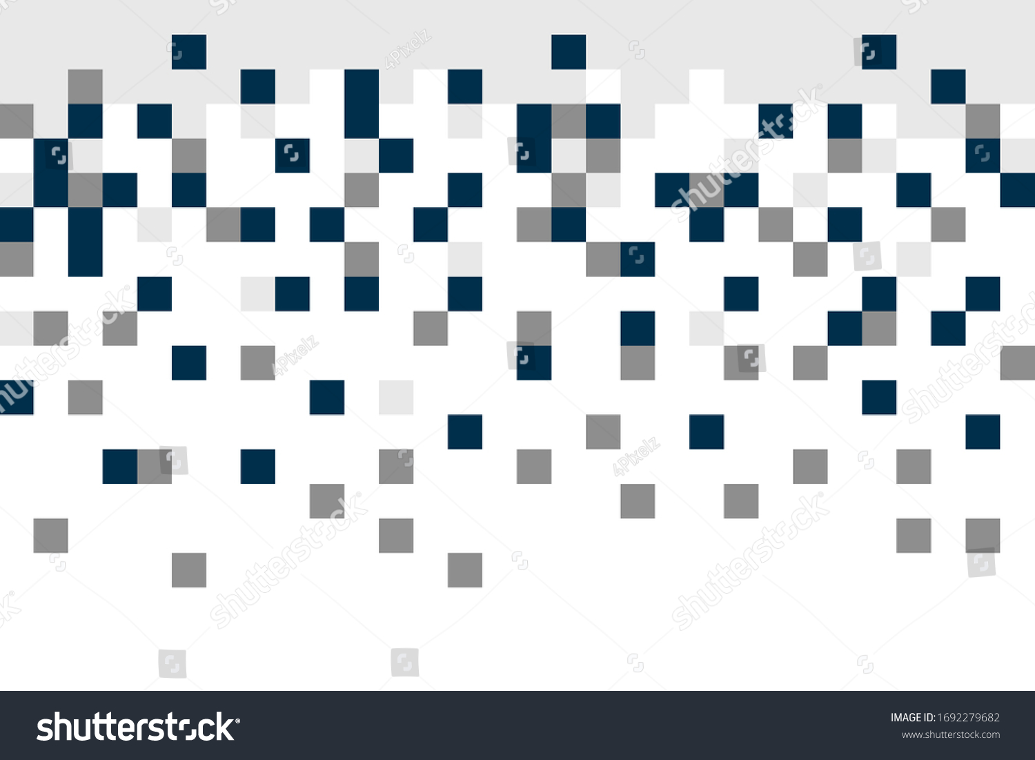 Fading Pixel Pattern Backgroundgray White Blue: เวกเตอร์สต็อก (ปลอดค่า ...