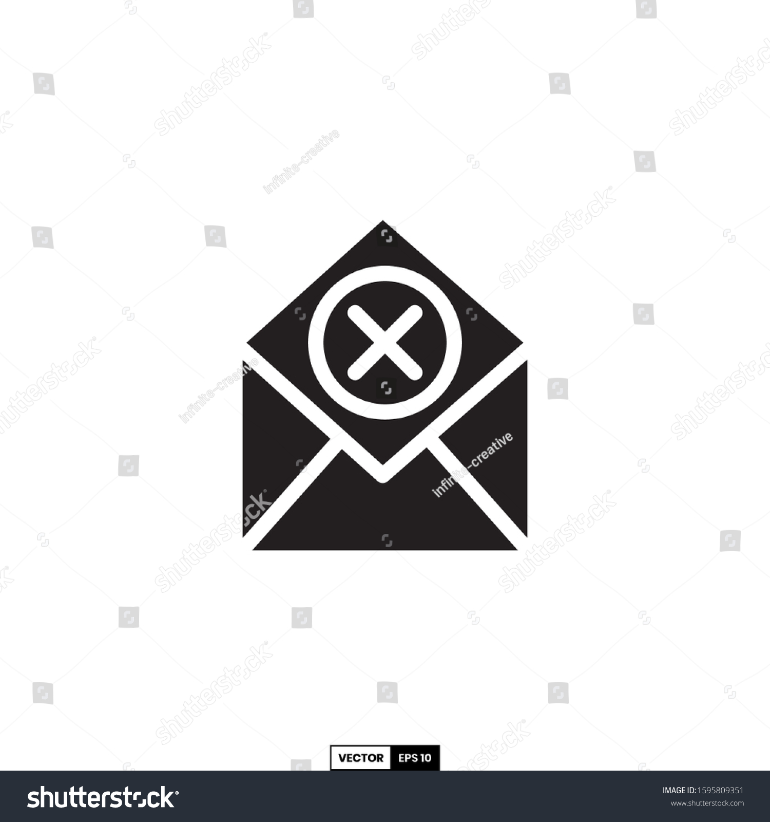 Fail Message Icon Design Inspiration Vector Stock Vector (Royalty Free ...