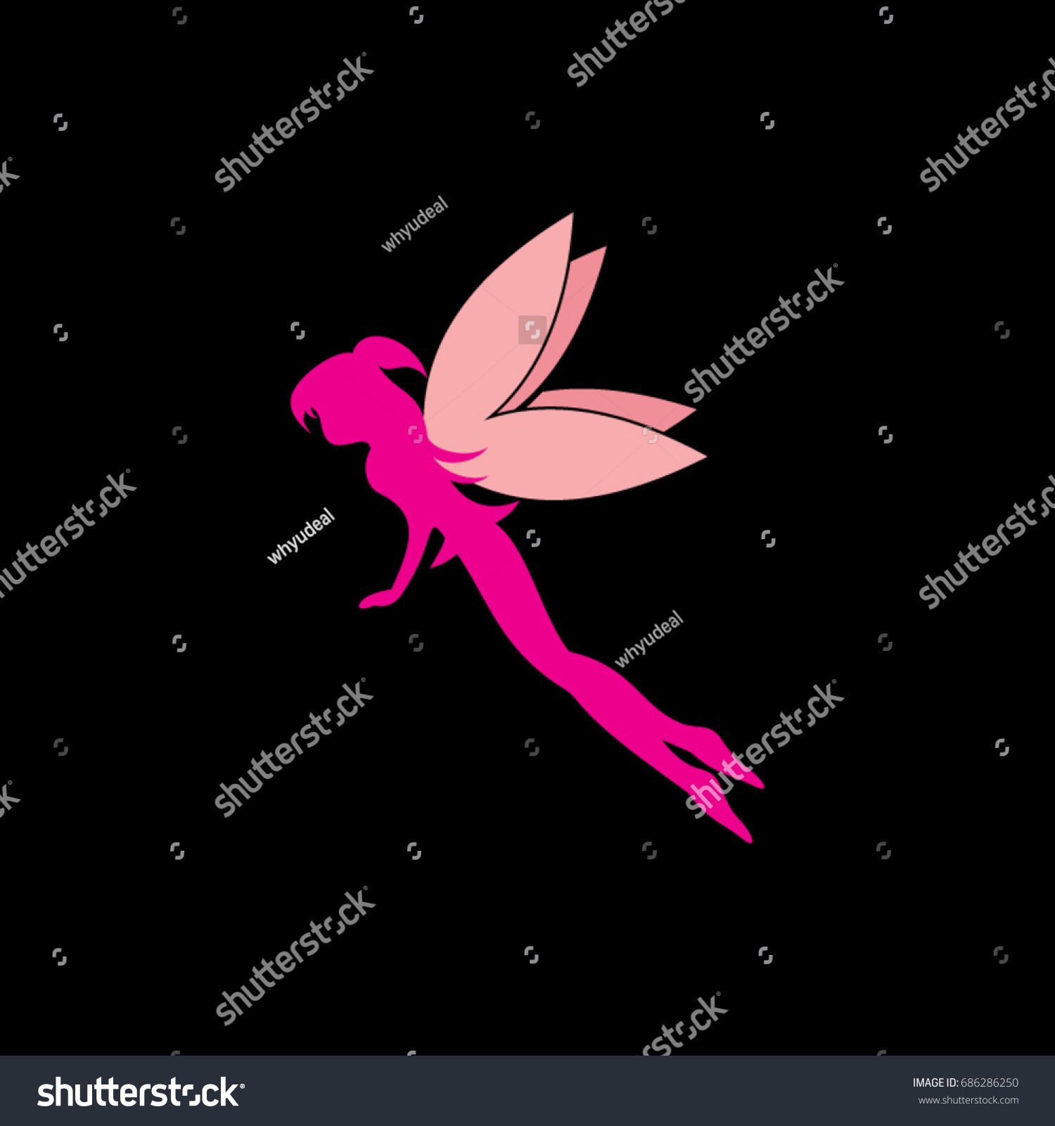 Fairy Logo Stock Vector (Royalty Free) 686286250 | Shutterstock
