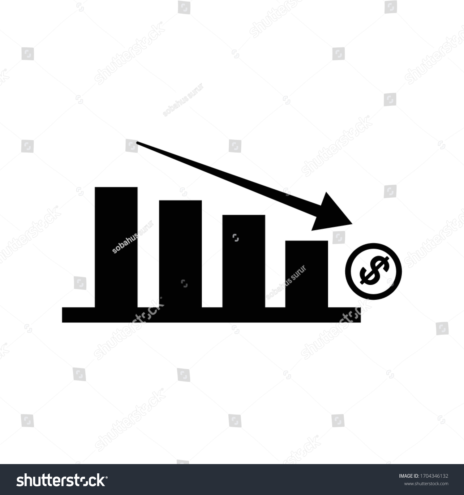 Fall Economic Symbol Design Template Vector Stock Vector (Royalty Free ...