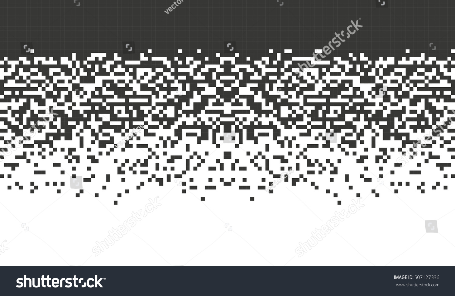Falling Pixel Texture Mosaic Abstract Background Stock Vector (Royalty ...