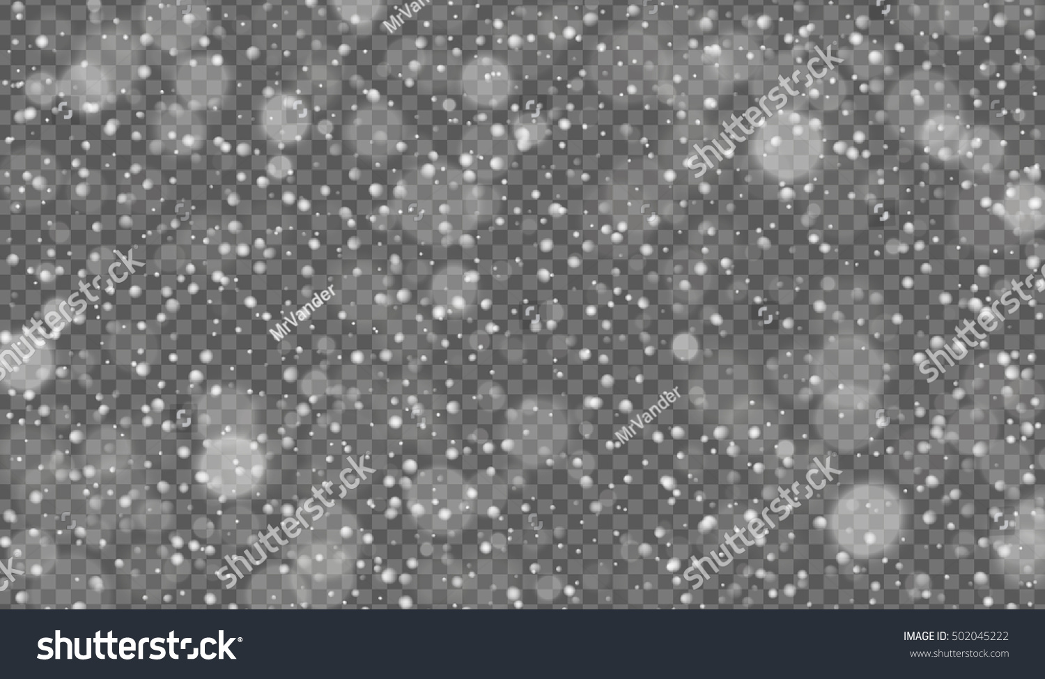 Falling Snow Texture On Transparent Background: vector de stock (libre ...