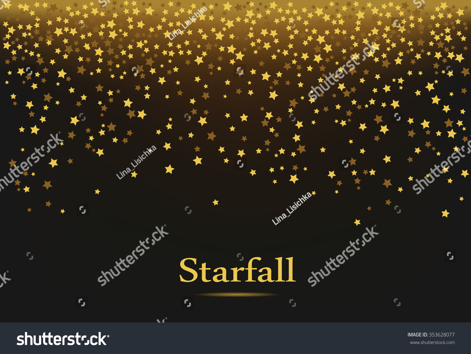Falling Stars Background Falling Stars Vector Stock Vector (Royalty ...