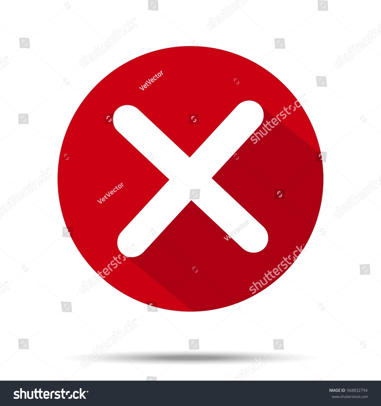False Check Mark Icons Vector Illustration: vector de stock (libre de ...