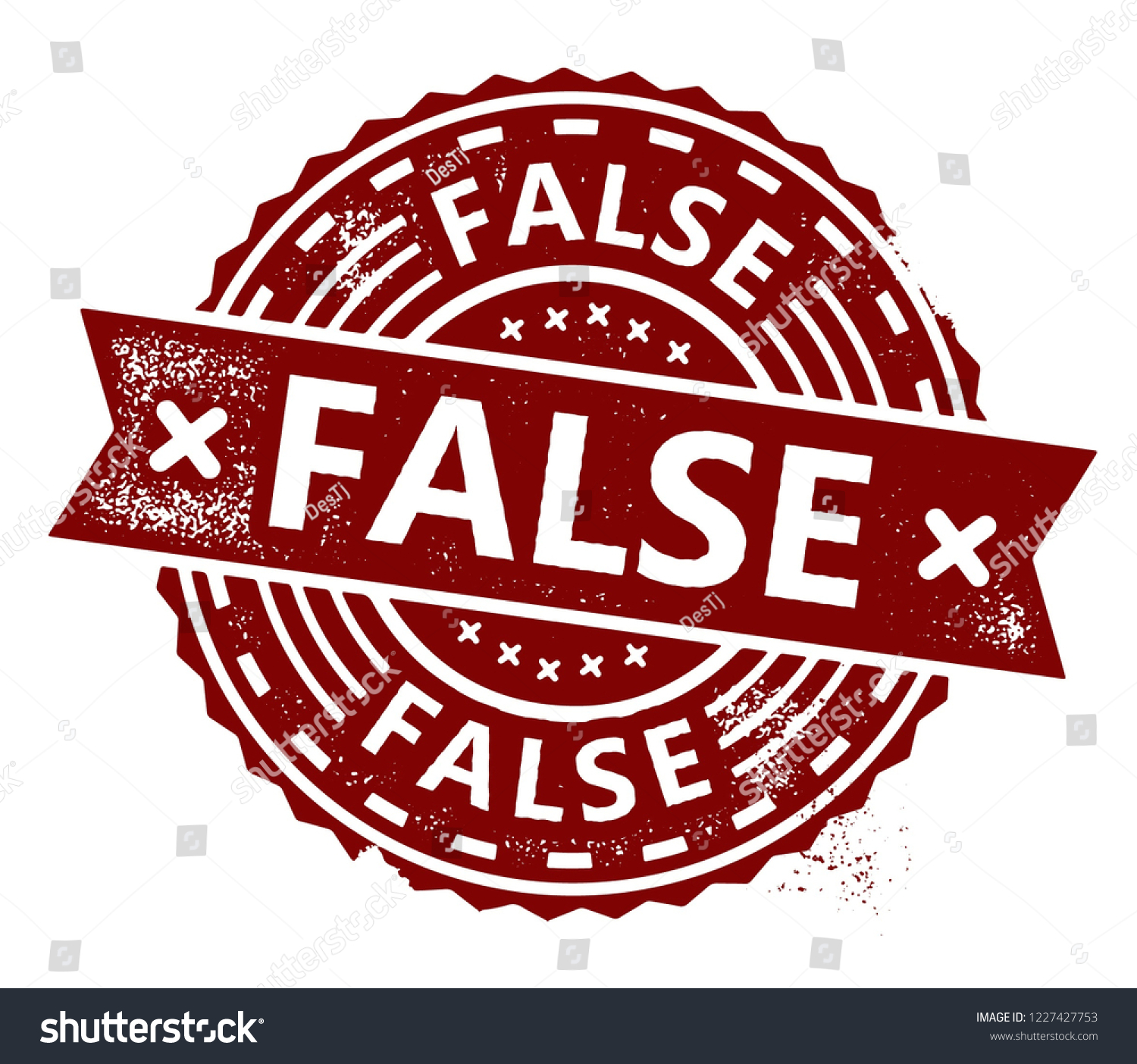 False Rubber Stamp Stock Vector (Royalty Free) 1227427753 | Shutterstock