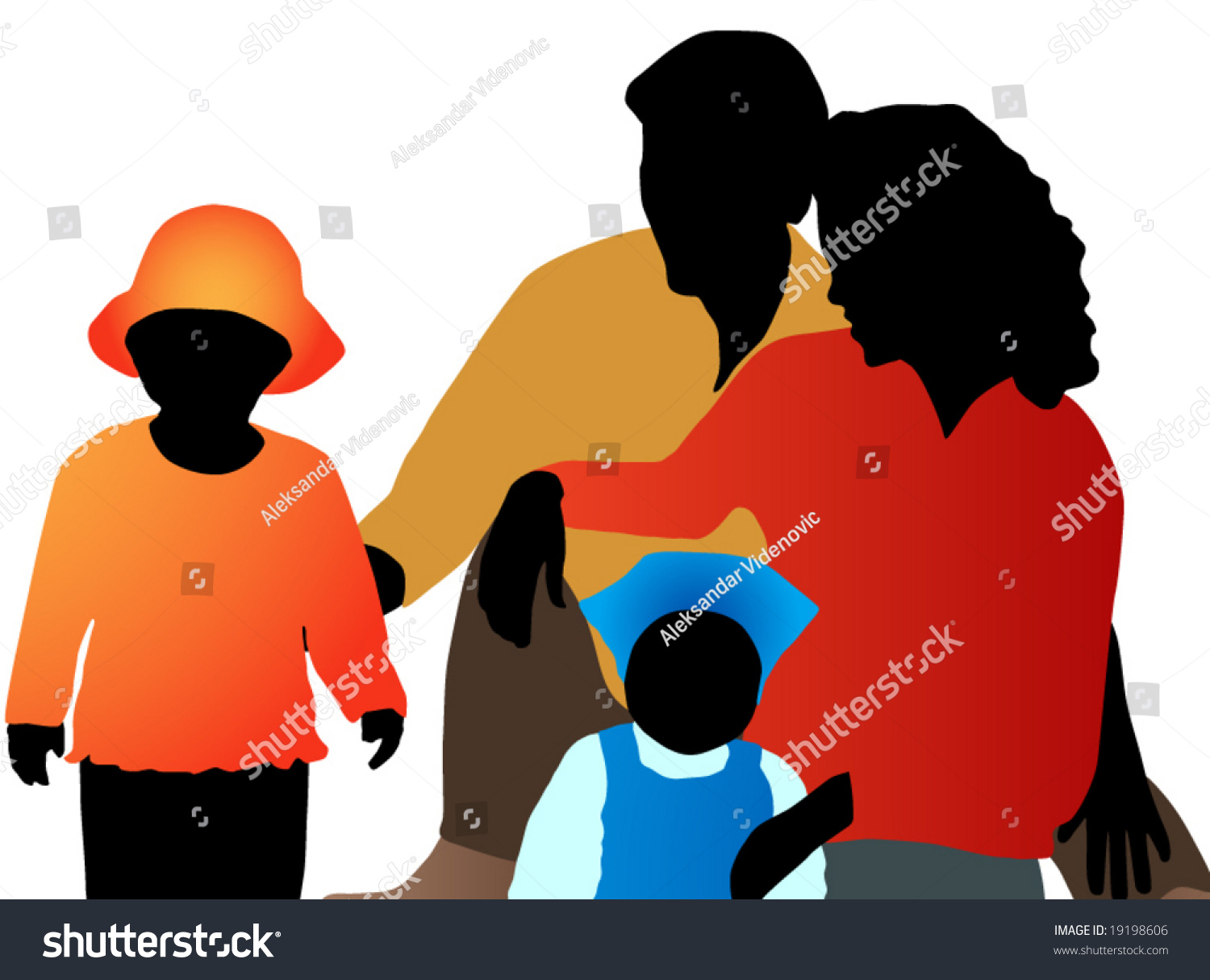 Family Stock Vector (Royalty Free) 19198606 | Shutterstock