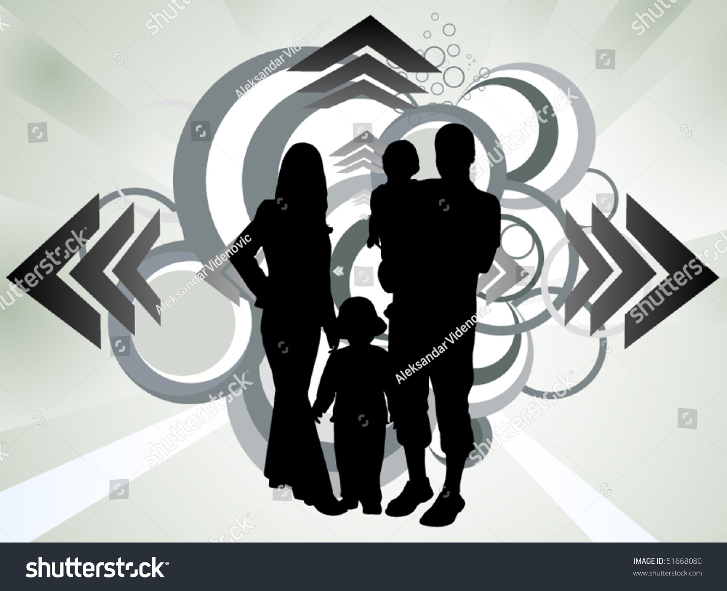 Family Abstract Vector Stock Vector (Royalty Free) 51668080 | Shutterstock