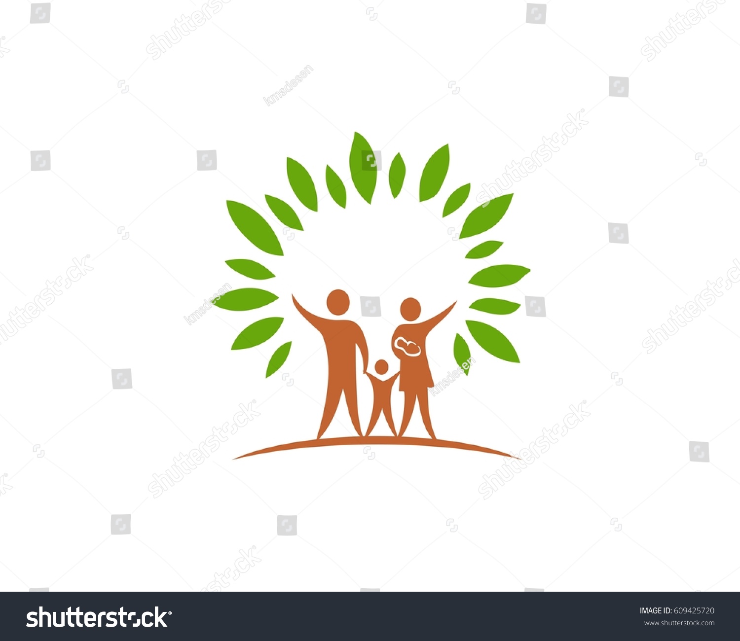 Family Tree Logo Stock Vector (Royalty Free) 609425720 | Shutterstock