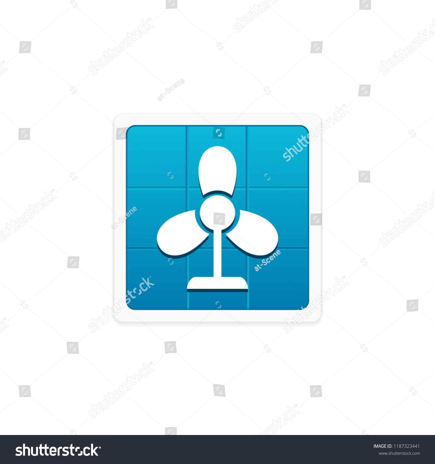 Fan App Icon Stock Vector (Royalty Free) 1187323441 | Shutterstock