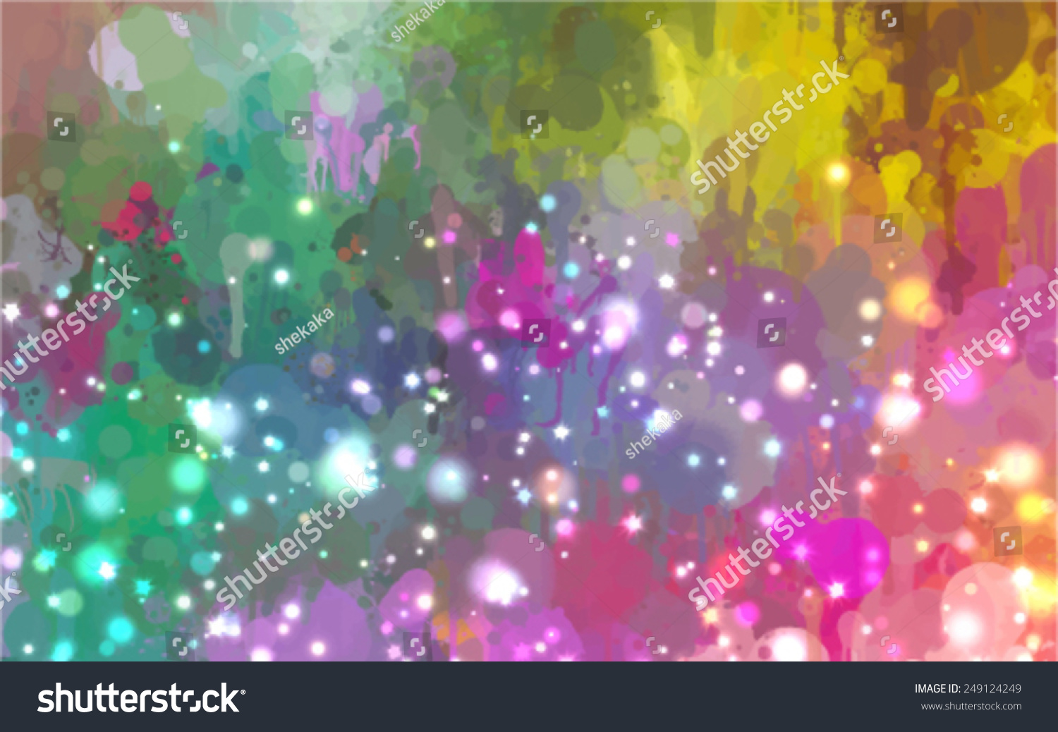 Fantastic Sky Brush Strokes Background Vector Stock Vector (Royalty ...