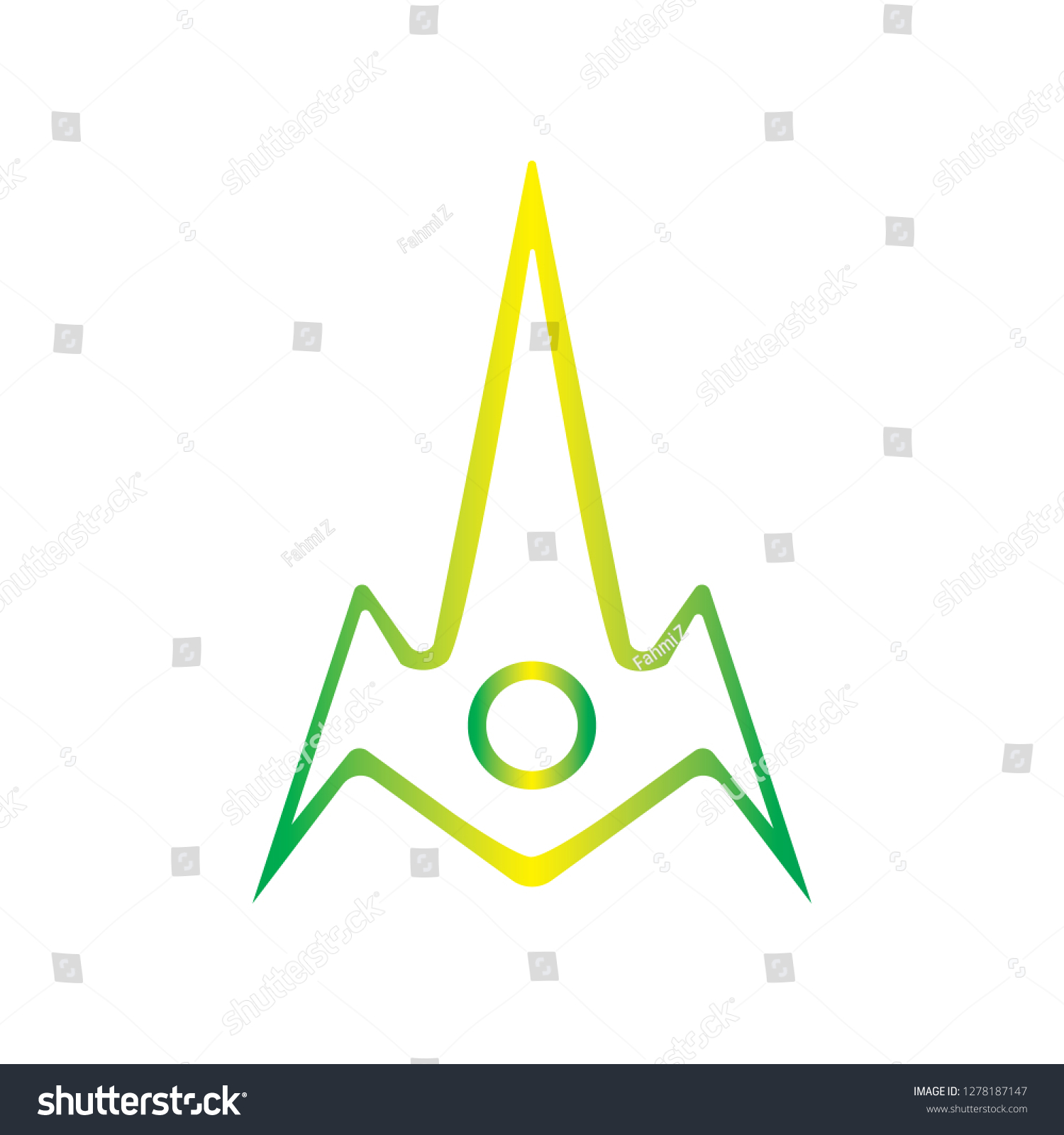 Fantasy Spaceship Logo Icon Vector Stock Vector (Royalty Free ...