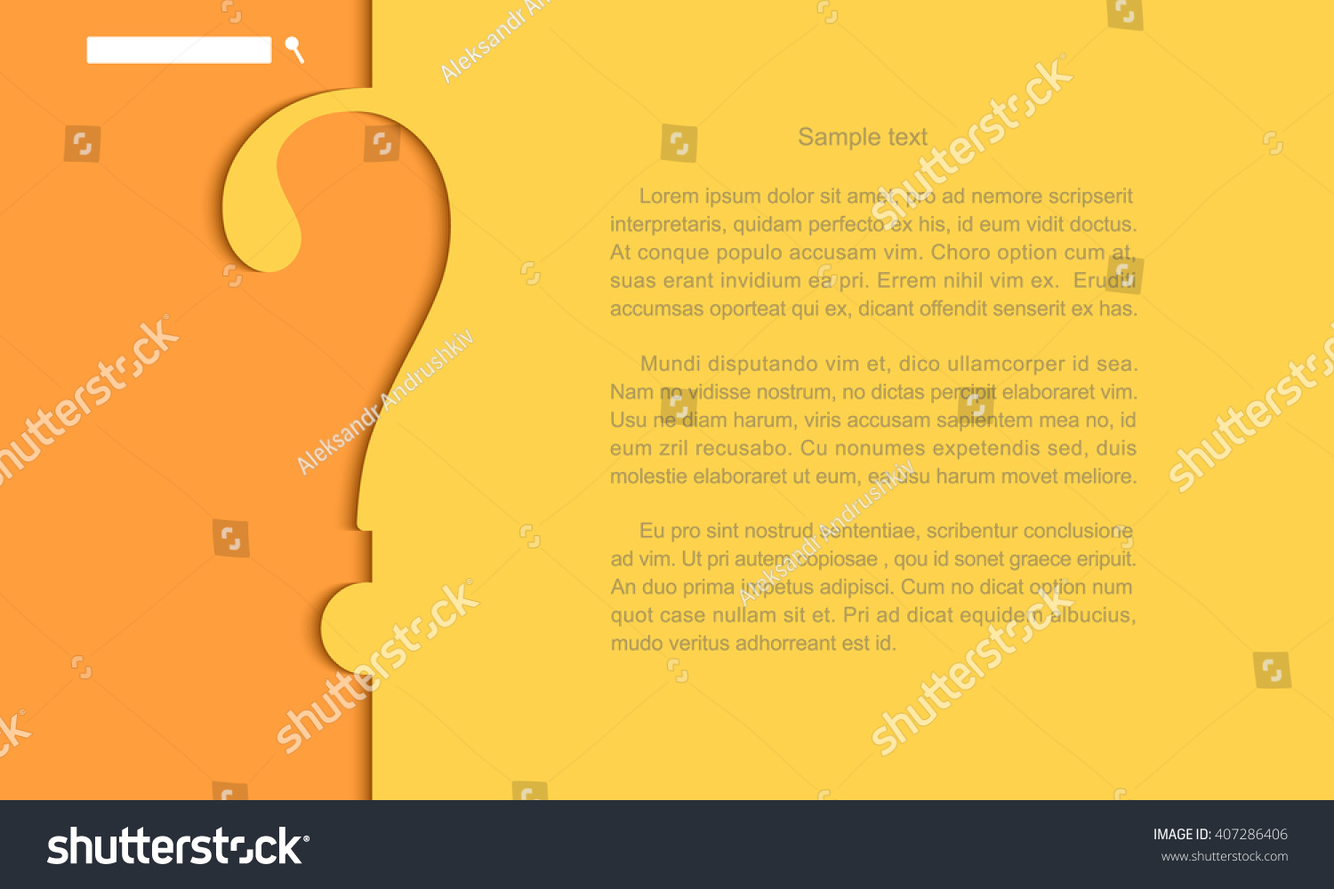 Faq Question Sign On Orange Background Stock Vector (Royalty Free ...