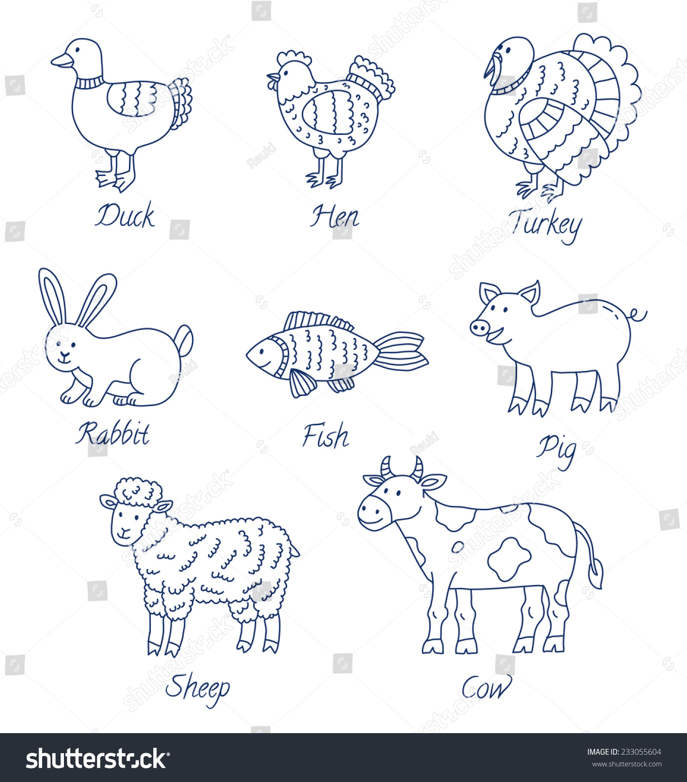 825 Bw animal Stock Illustrations, Images & Vectors | Shutterstock