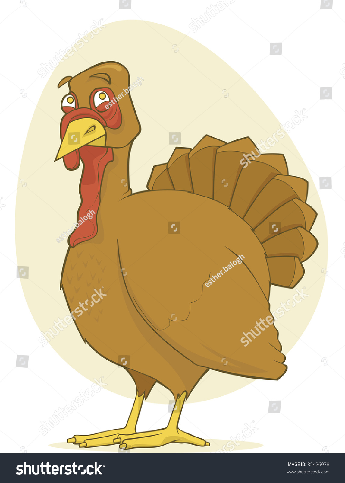 Farm Animals Turkey Stock Vector (Royalty Free) 85426978