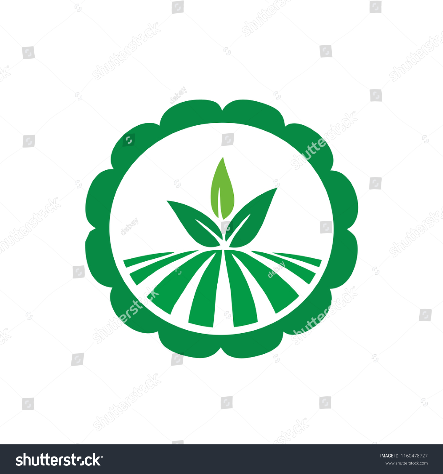 Farm Industries Logo Stock Vector (Royalty Free) 1160478727