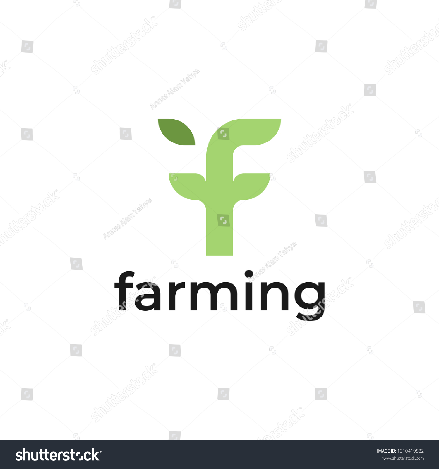 Farm Logo Design Template: เวกเตอร์สต็อก (ปลอดค่าลิขสิทธิ์) 1310419882 ...