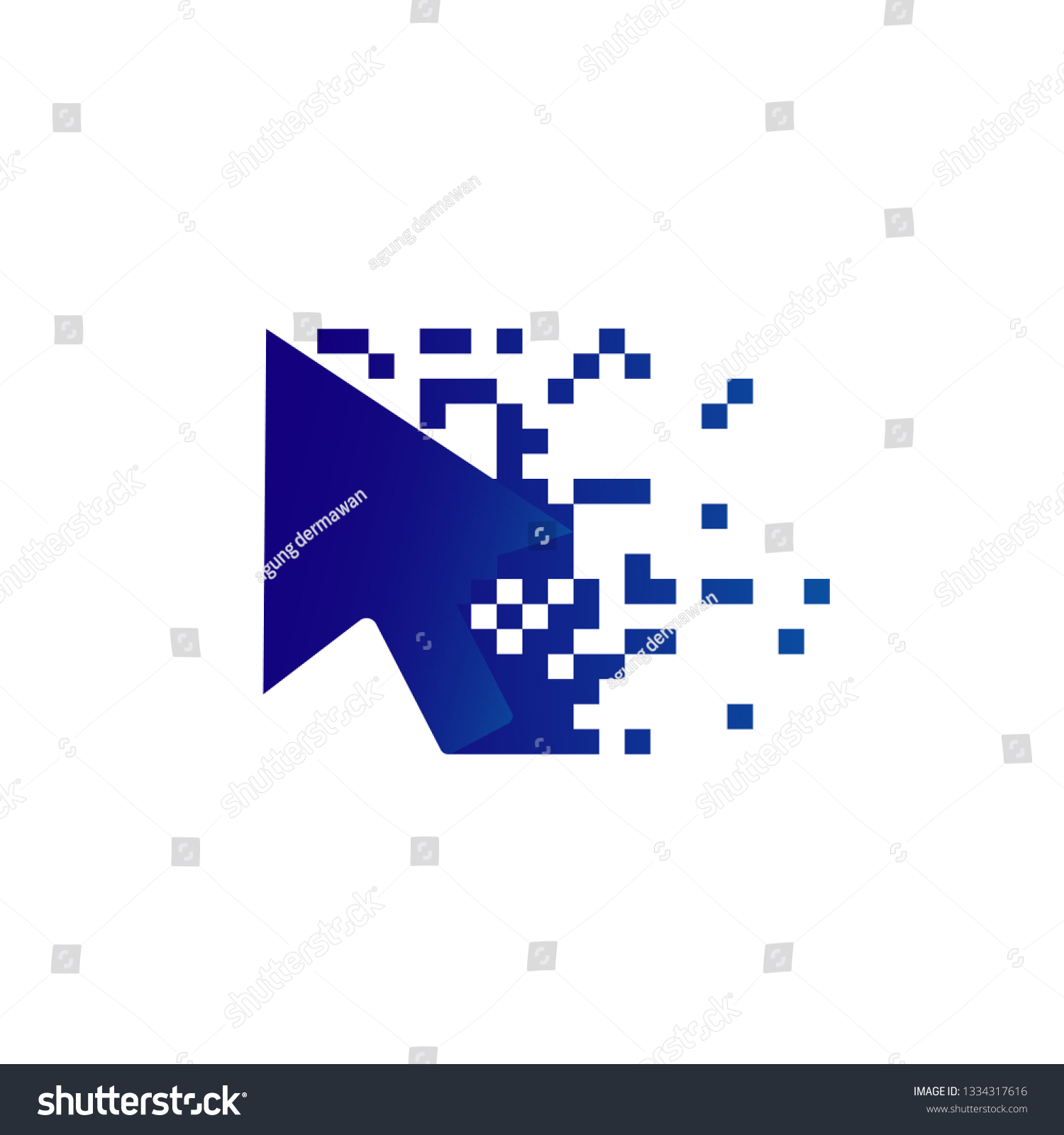 Fast Cursor Logo Design Inspiration Stock Vector (Royalty Free ...
