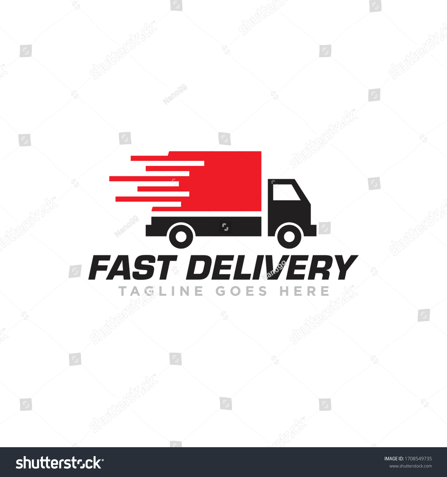 Fast Delivery Logo Icon Design Vector Stock Vector (Royalty Free ...