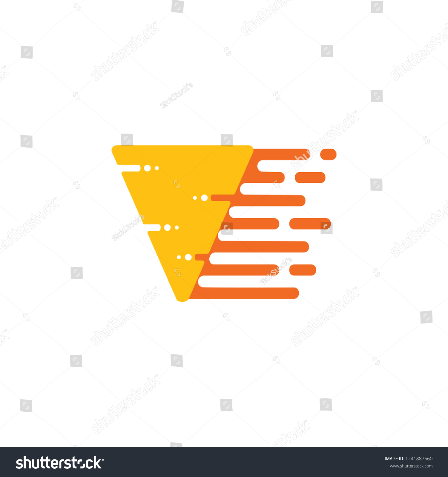 Fast Delivery Pizza Symbol Logo Vector Stock Vector (Royalty Free ...
