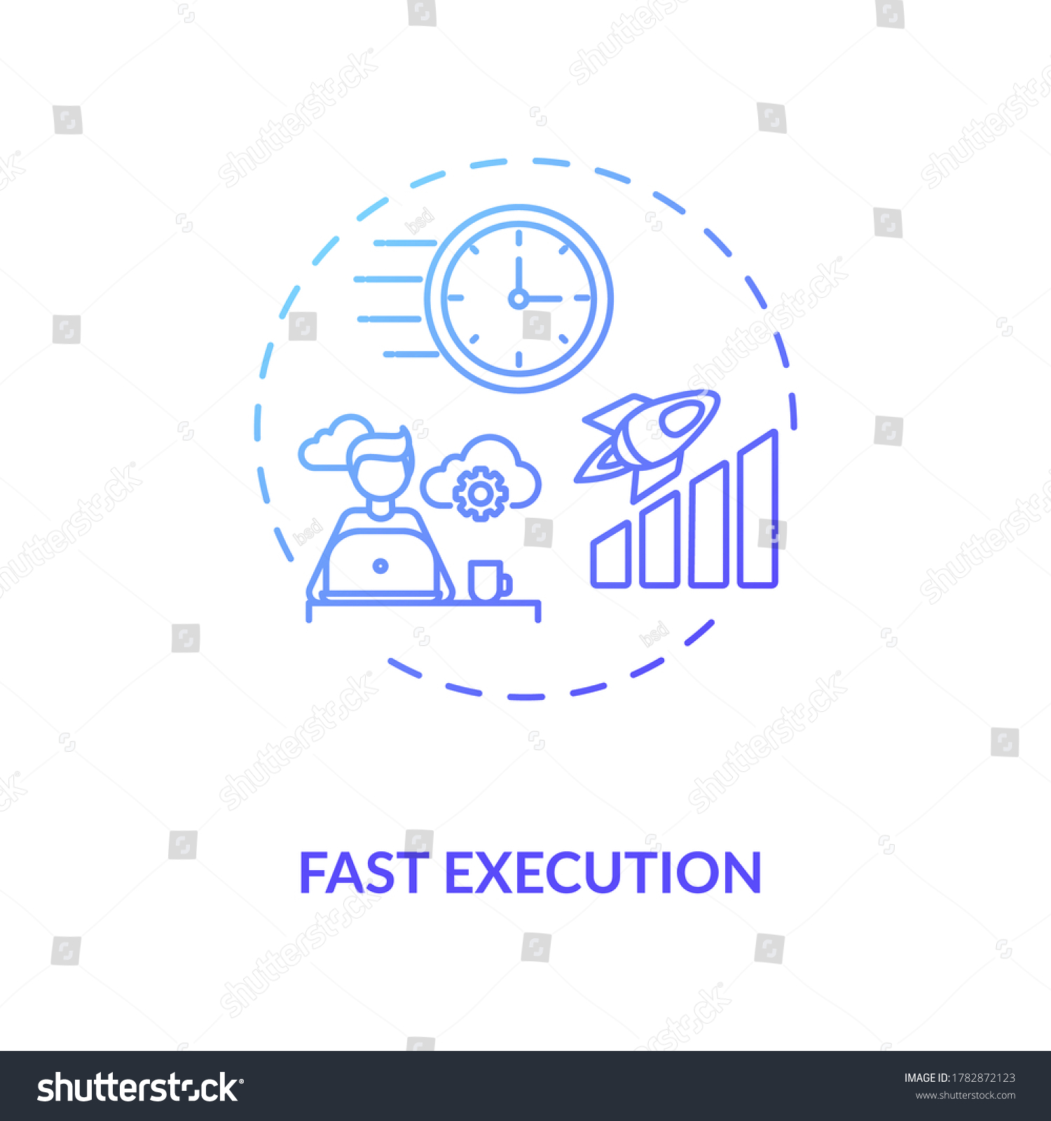 Fast Execution Blue Gradient Concept Icon: เวกเตอร์สต็อก (ปลอดค่า ... Fast Execution Blue Gradient Concept Icon: เวกเตอร์สต็อก (ปลอดค่า ...