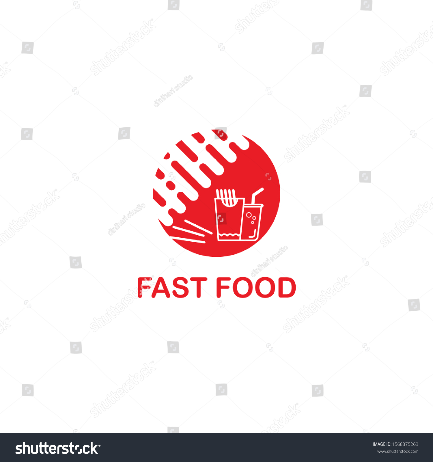 Fast Food Logo Restaurant Logo Vector 库存矢量图（免版税）1568375263 | Shutterstock
