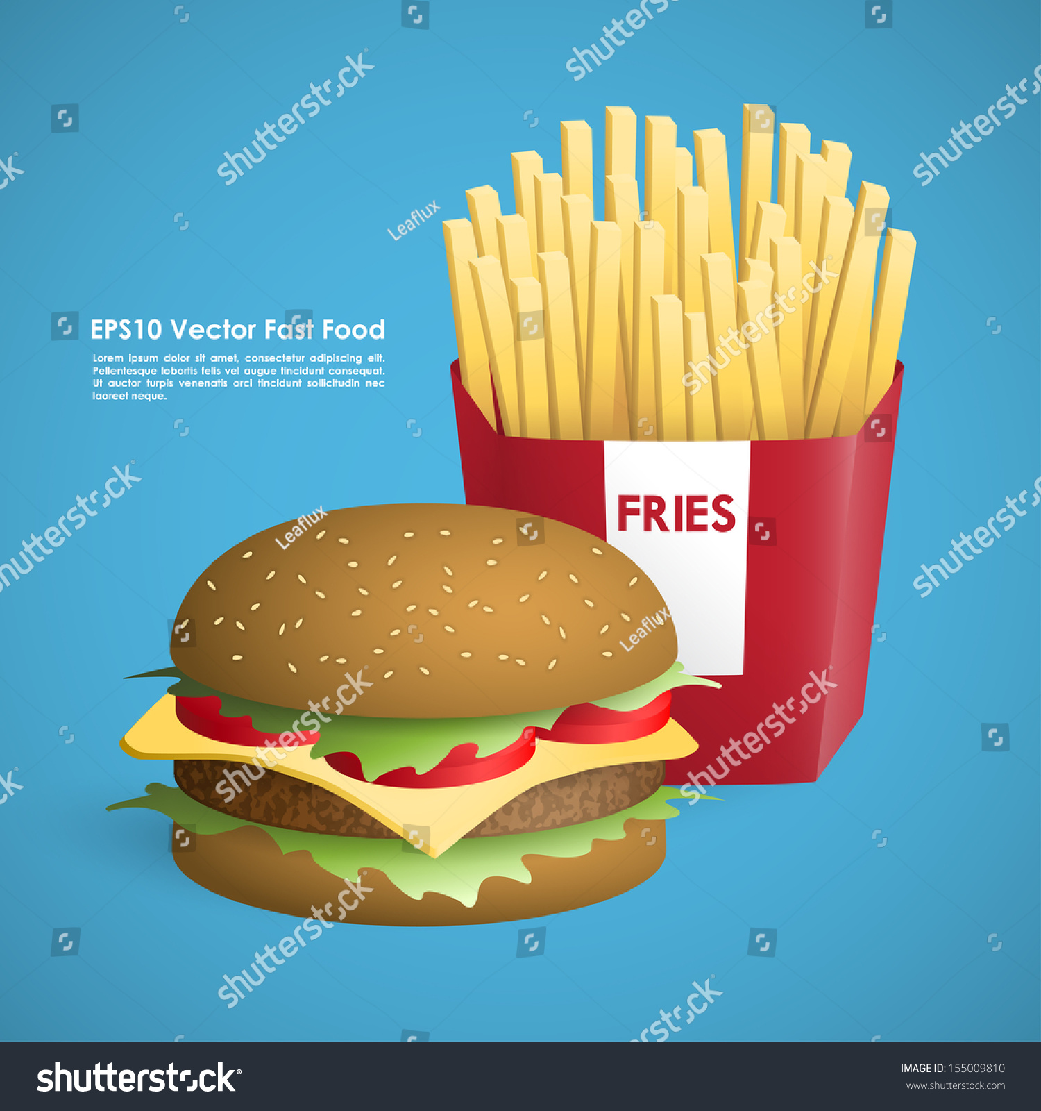 Fast Food Vector Illustrations Stock Vector (Royalty Free) 155009810 Fast Food Vector Illustrations Stock Vector (Royalty Free) 155009810