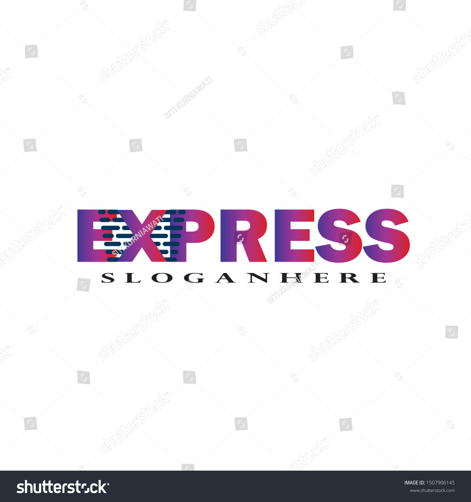 Fast Forward Express Logo Designs Vector Stock Vector (Royalty Free ...