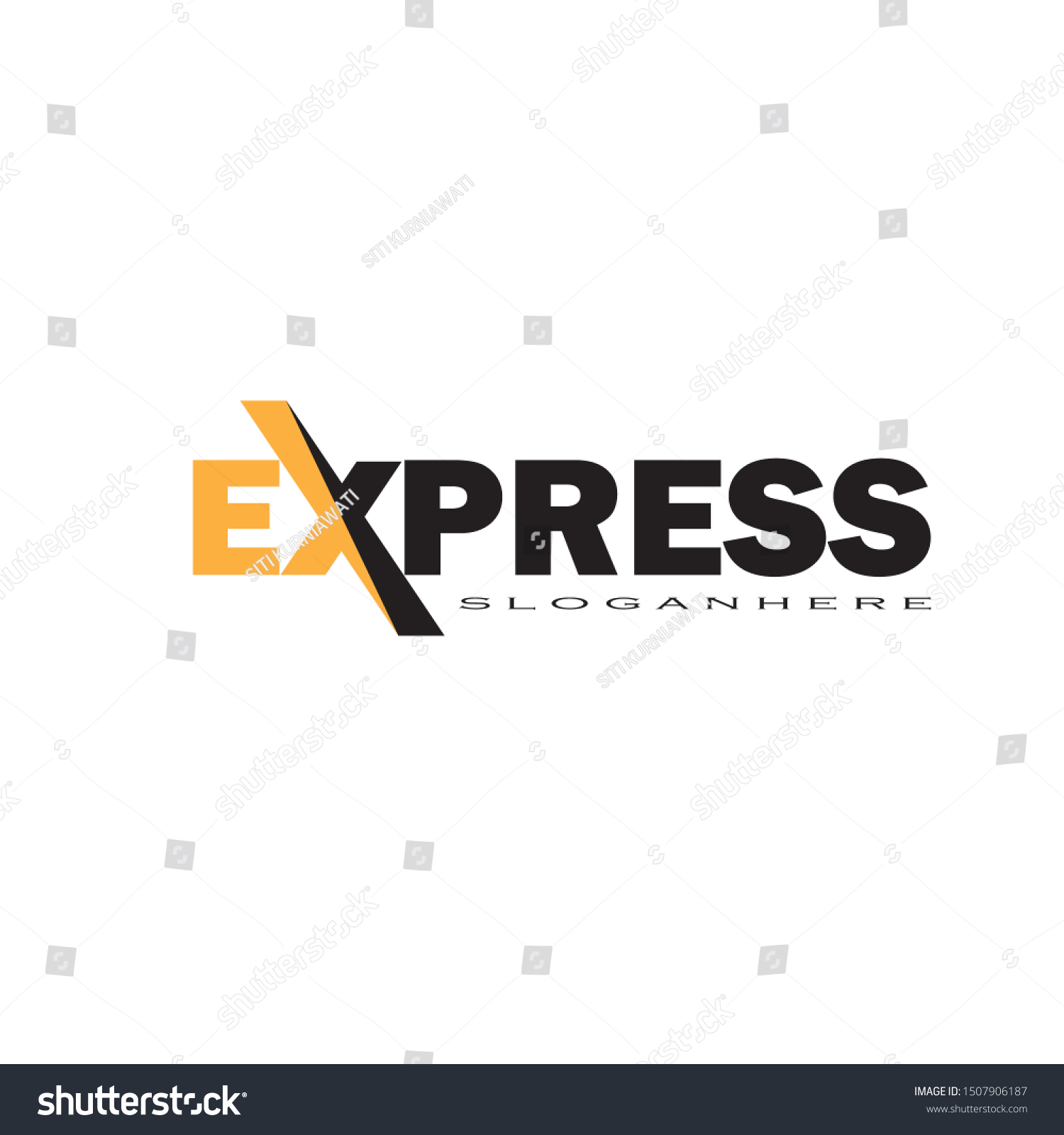 Fast Forward Express Logo Designs Vector Stock Vector (Royalty Free ...