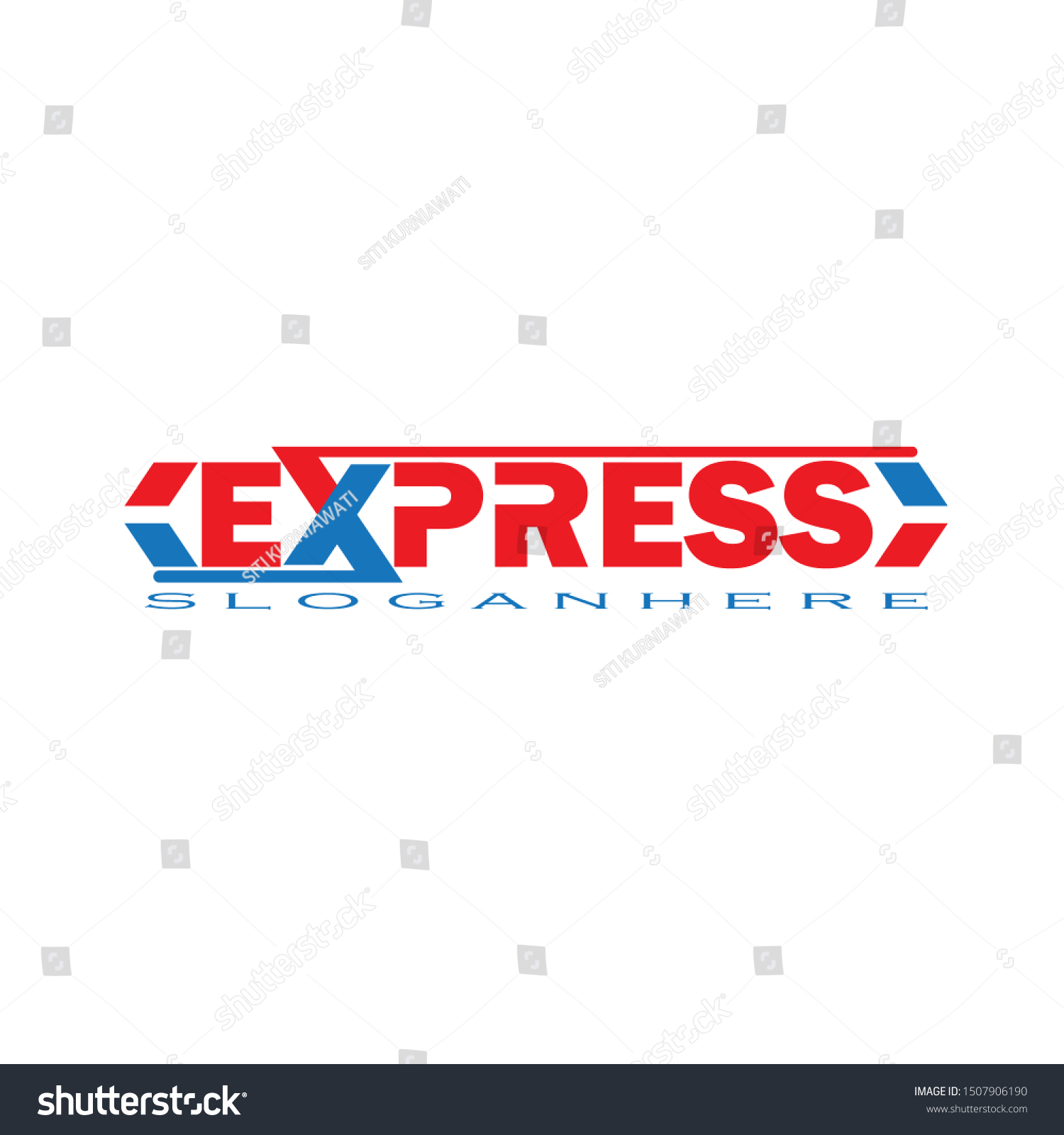 Fast Forward Express Logo Designs Vector Stock Vector (Royalty Free ...