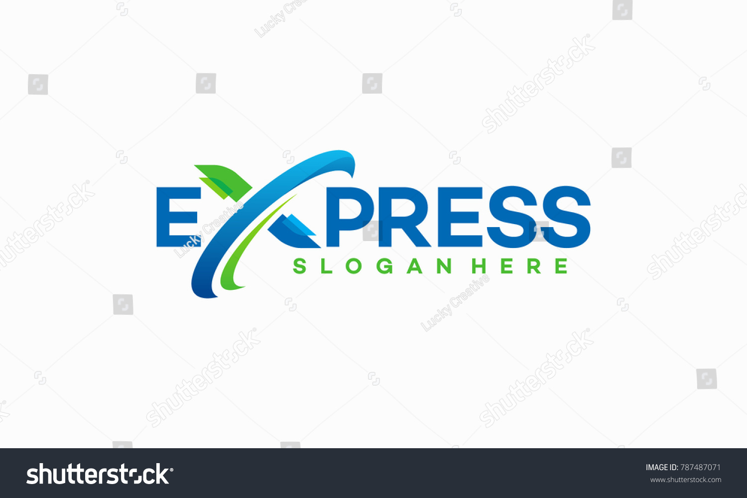Fast Forward Express Logo Designs Vector Stock Vector (Royalty Free ...