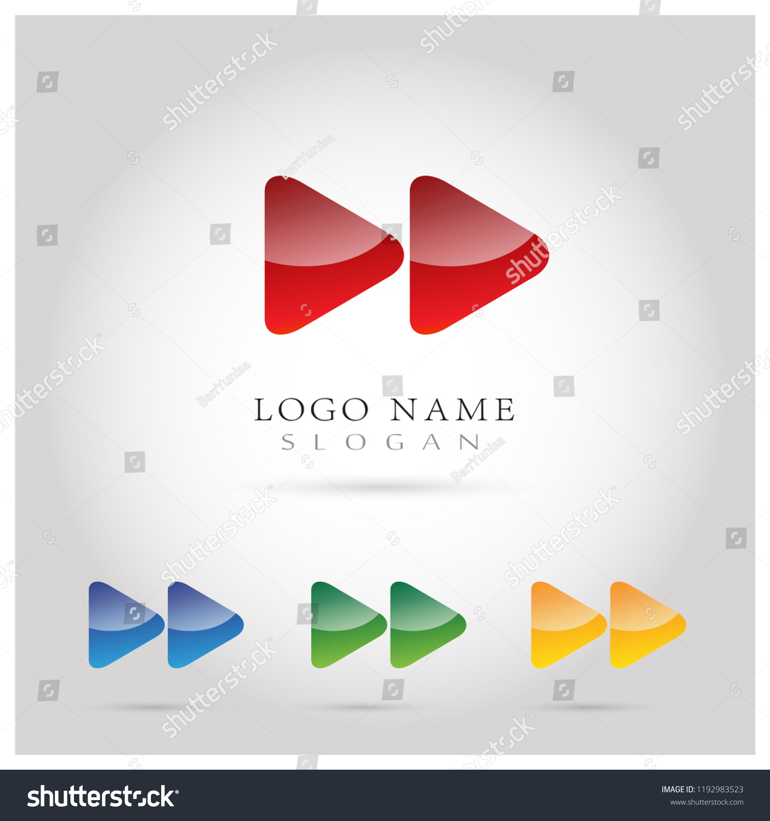 Fast Forward Motion Logo Symbol Vector Stock Vector (Royalty Free ...