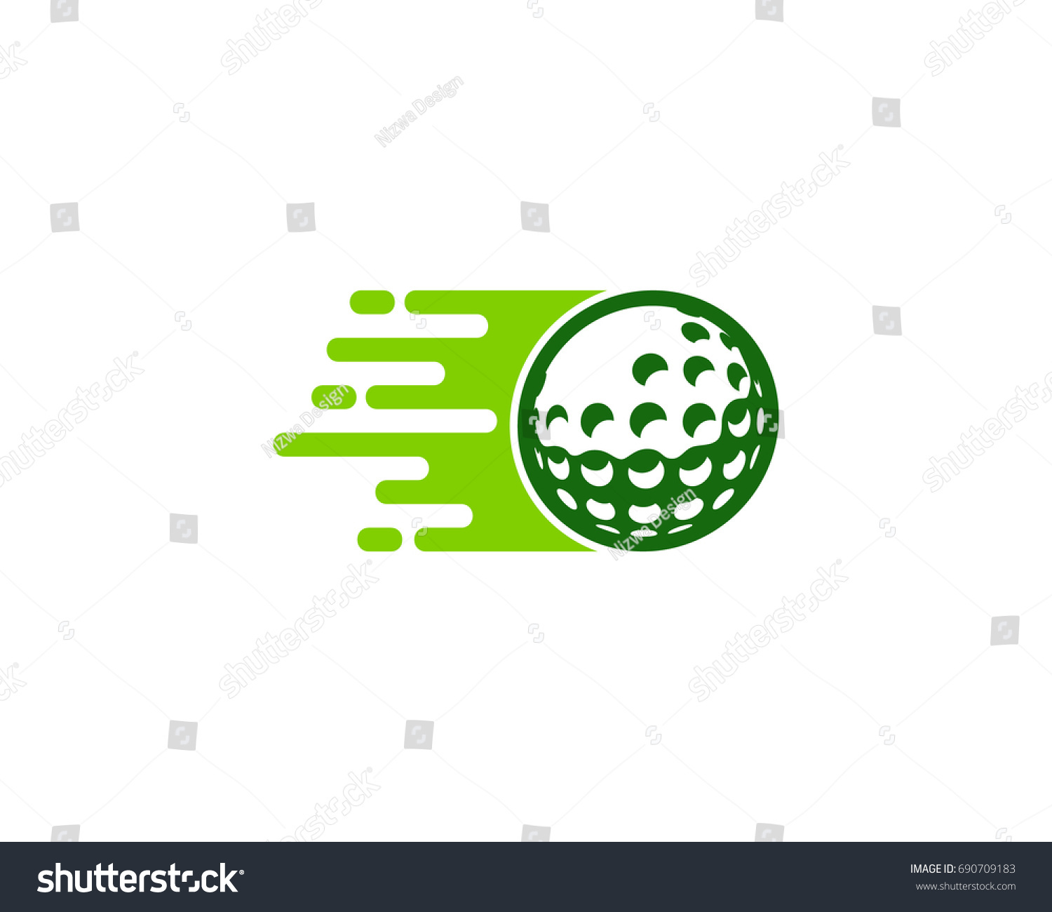 Fast Golf Icon Logo Design Element Stock Vector (Royalty Free) 690709183