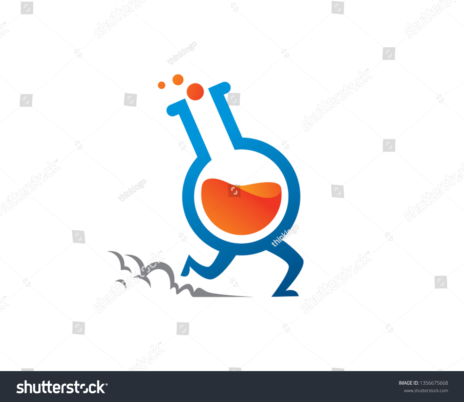 Fast Lab Logo Template Icon Symbol Stock Vector (Royalty Free ...