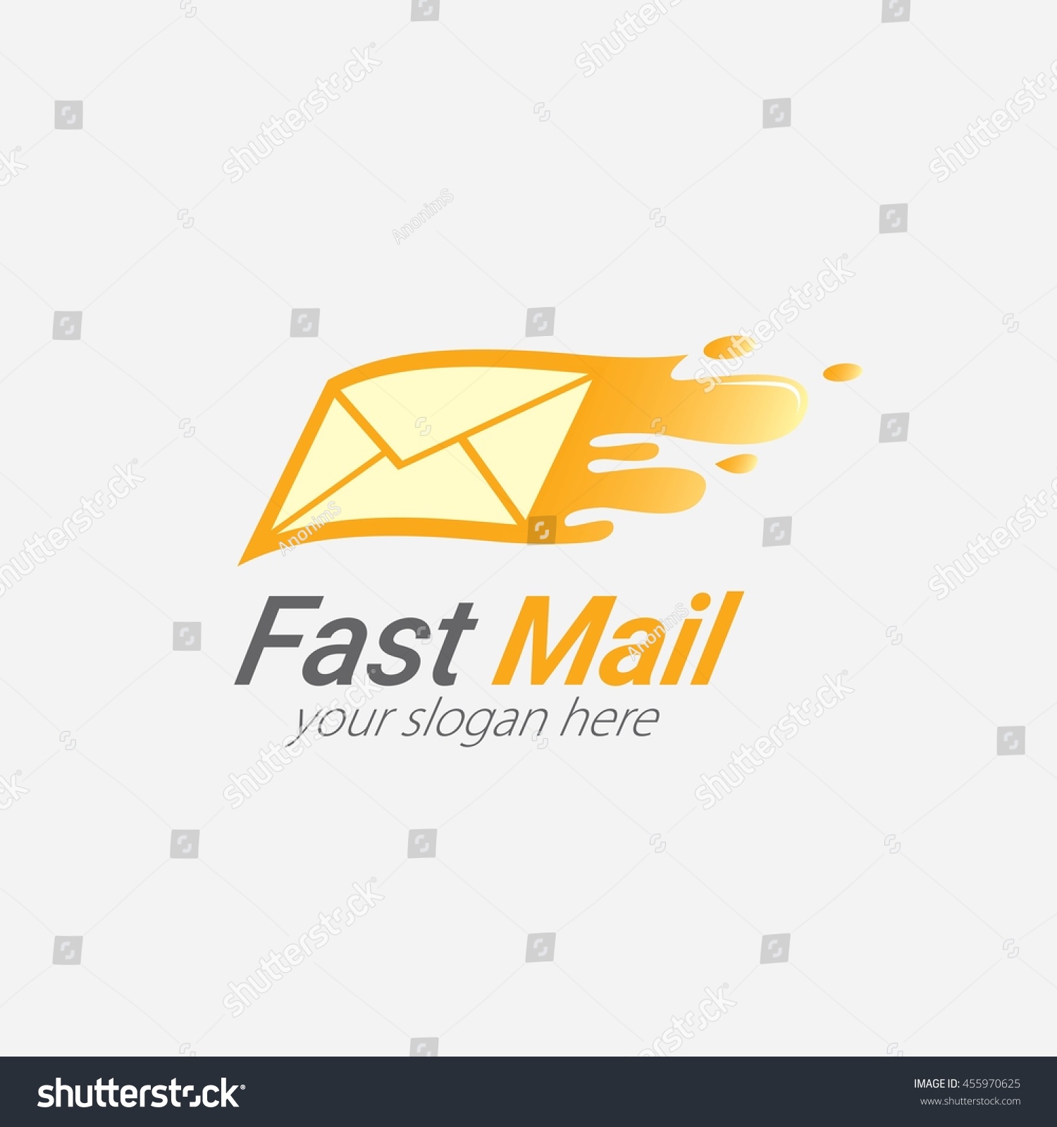 Fast Mail Logo Design Template Vector Stock Vector (Royalty Free ...