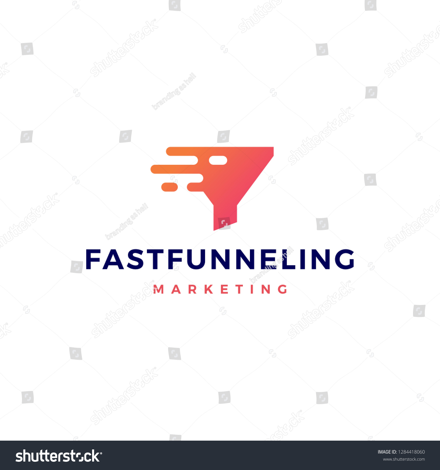 Fast Quick Funneling Logo Icon Vector Stock Vector (Royalty Free ...