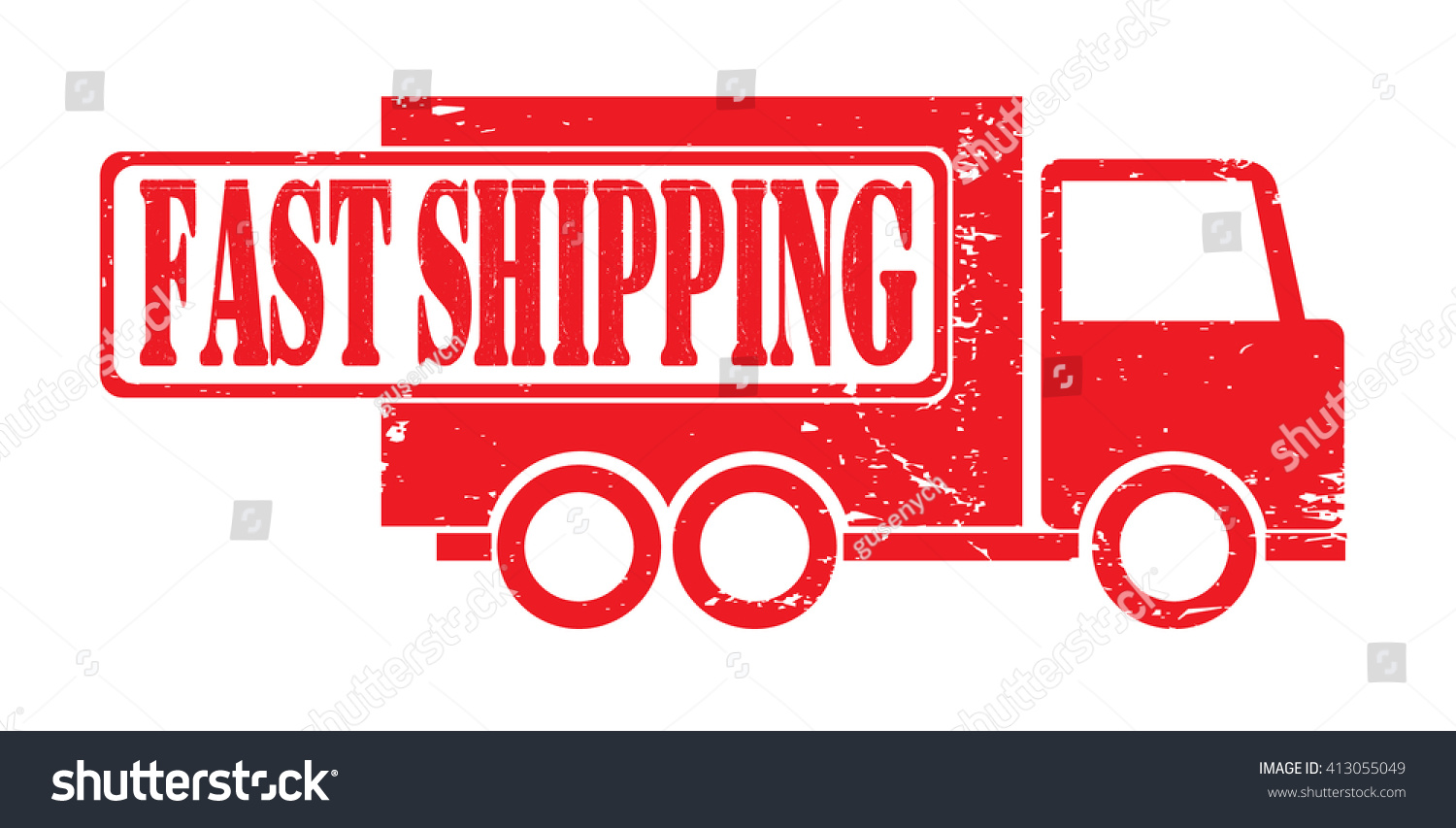 Fast Shipping Icon Stock Vector (Royalty Free) 413055049 | Shutterstock