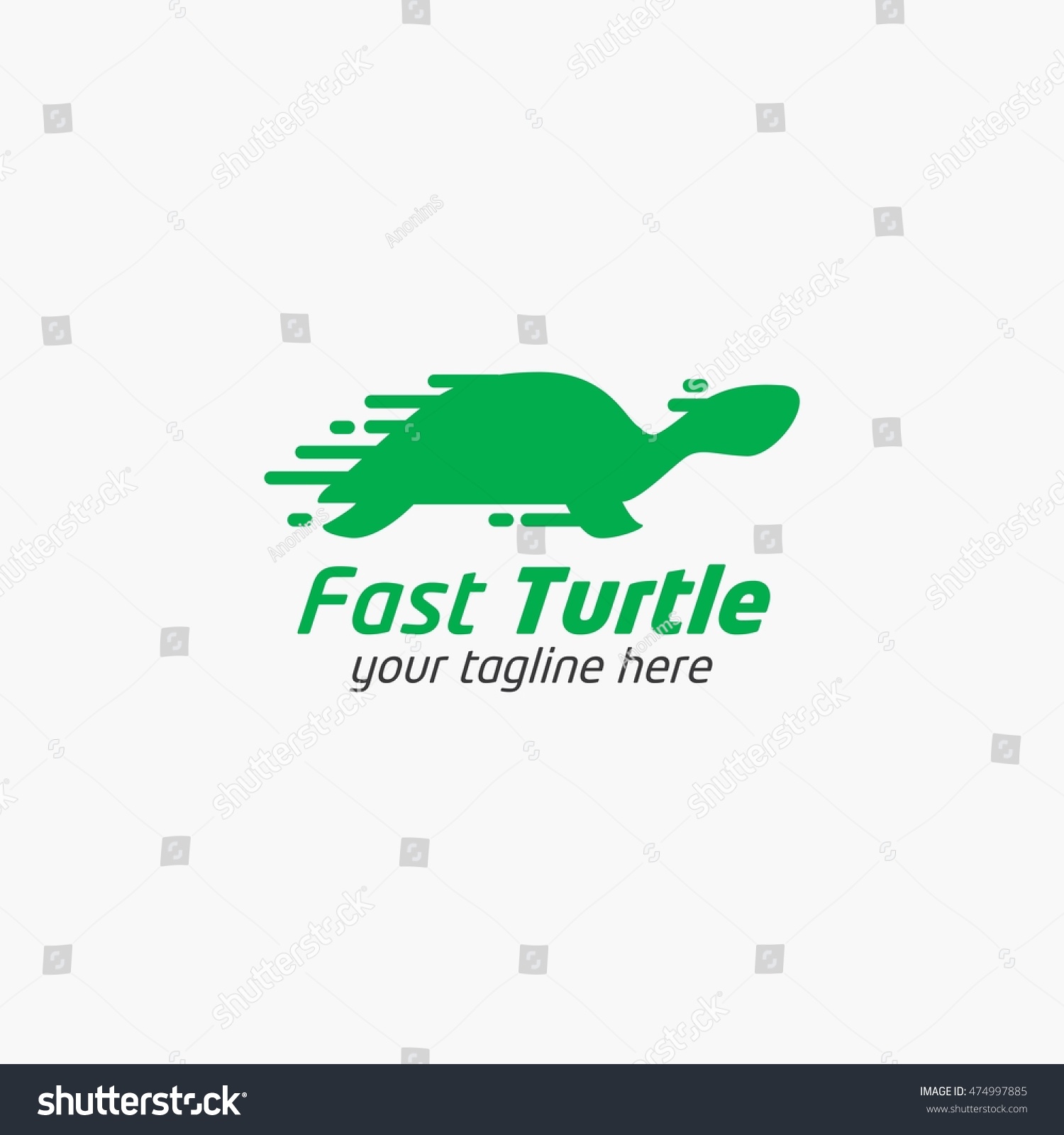Fast Turtle Logo Design Template Vector: เวกเตอร์สต็อก (ปลอดค่า ...