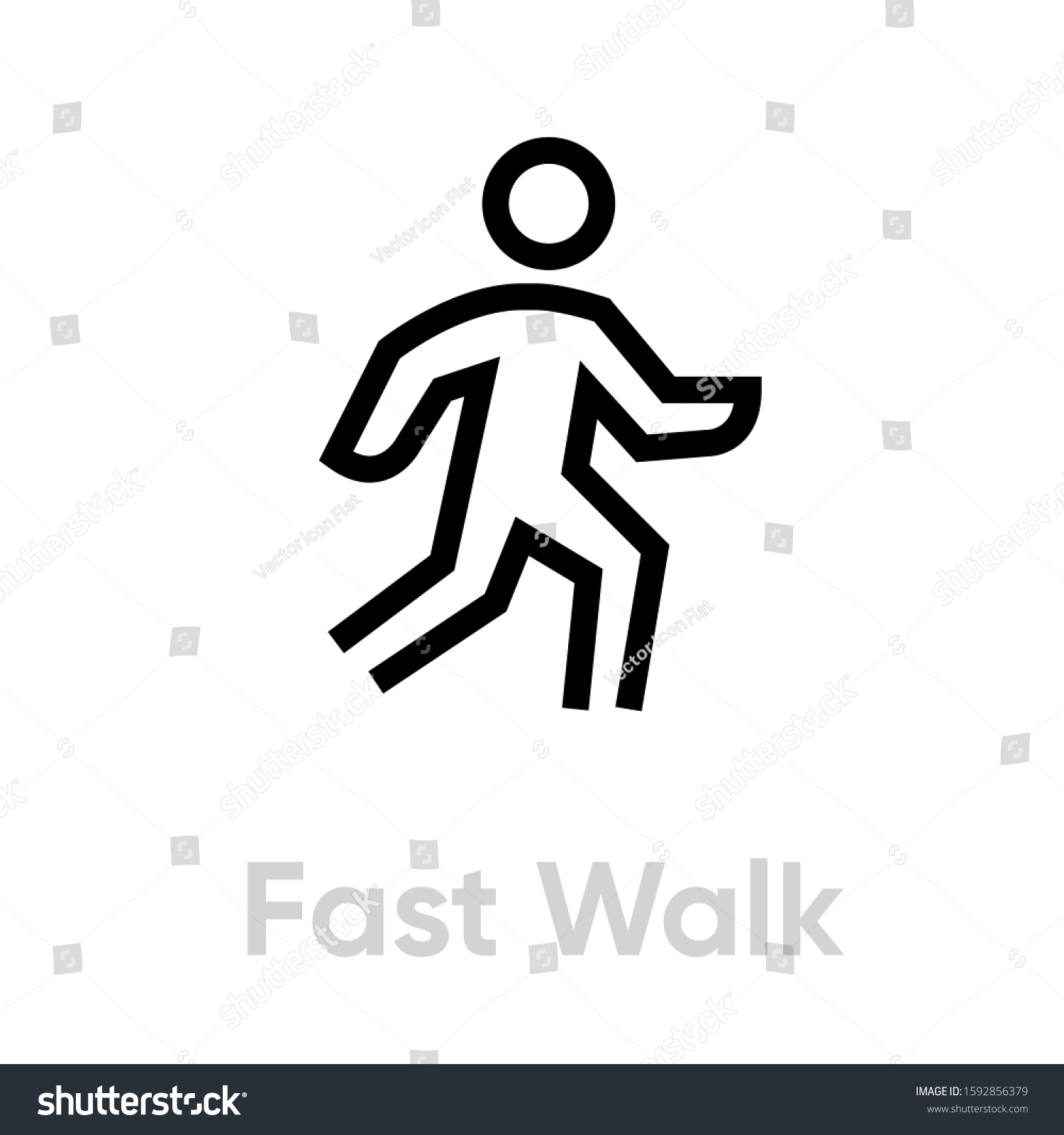 12,824 Power walking Stock Vectors, Images & Vector Art | Shutterstock