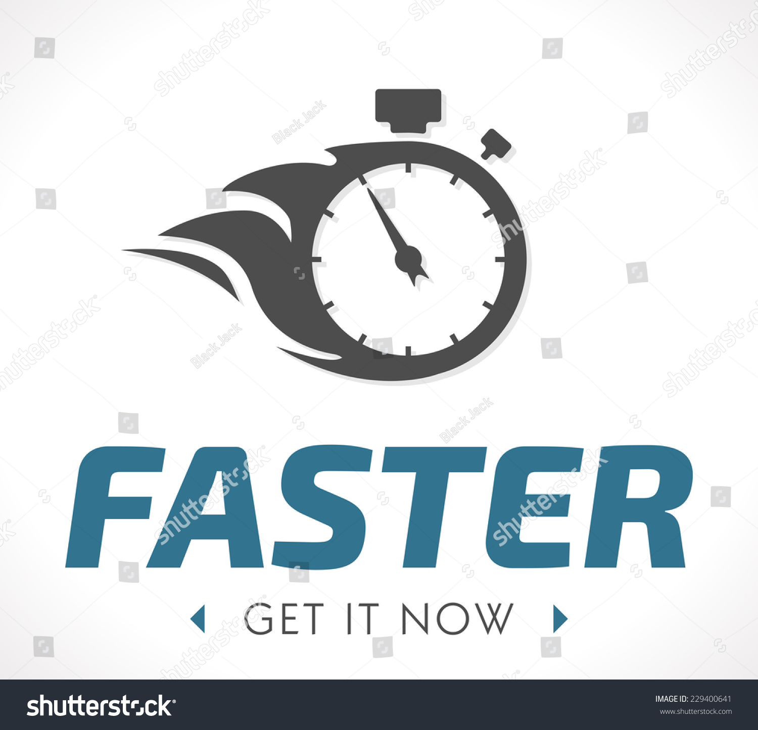 Faster Logo Stock Vector (Royalty Free) 229400641 | Shutterstock