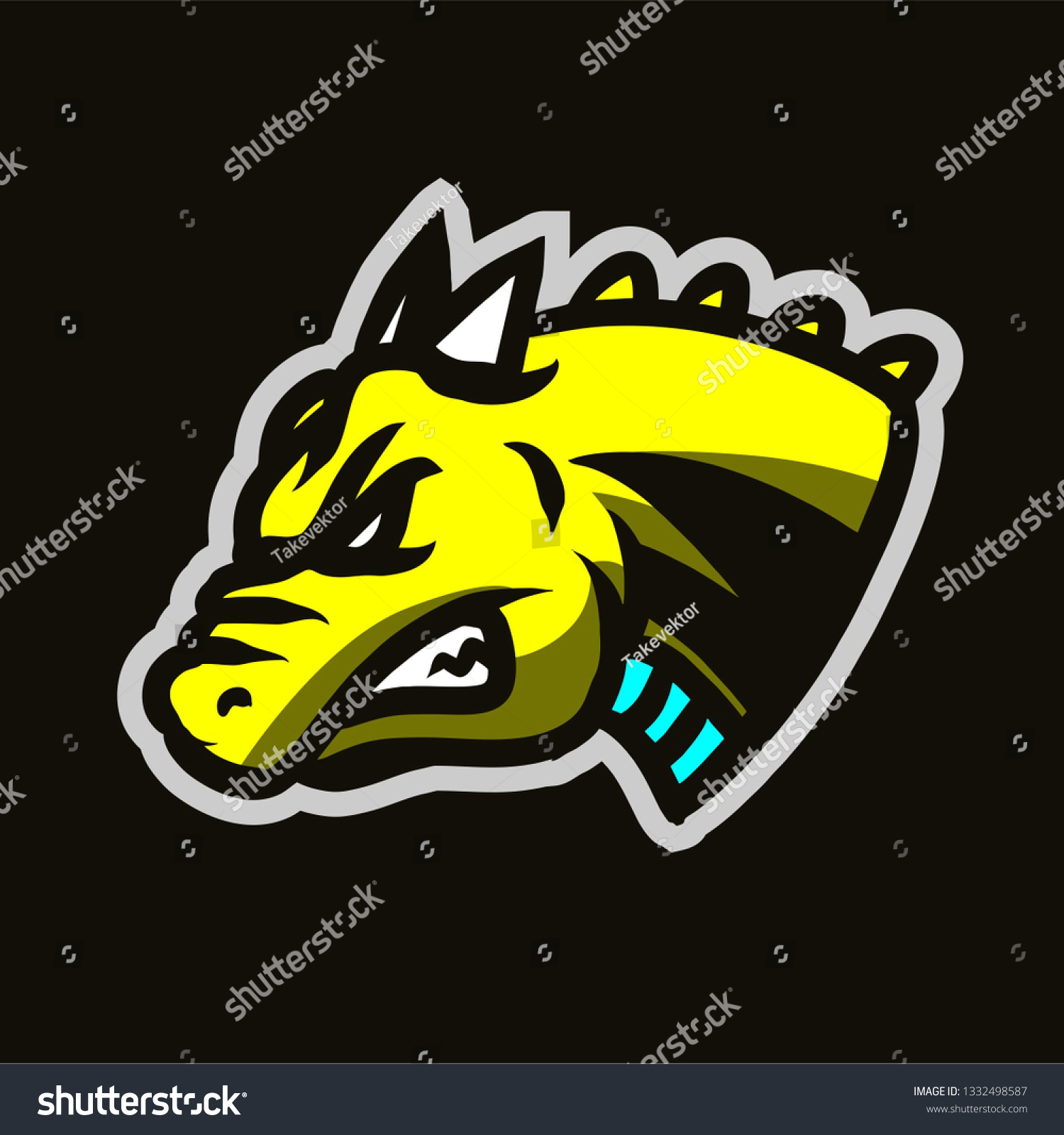 Fat Dragon Mascot Logo Gaming Vector: เวกเตอร์สต็อก (ปลอดค่าลิขสิทธิ์ ...